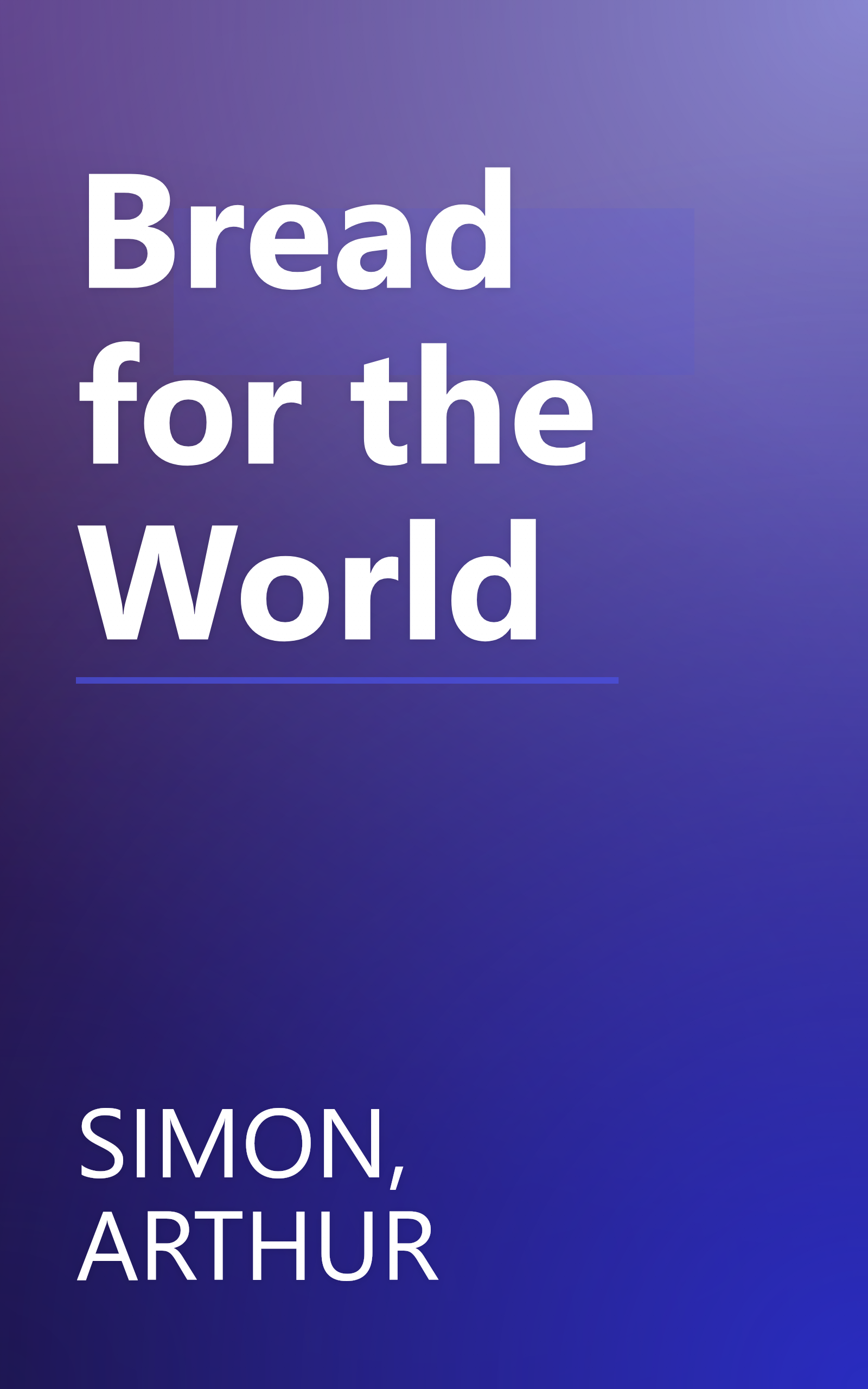 Bread for the World book cover