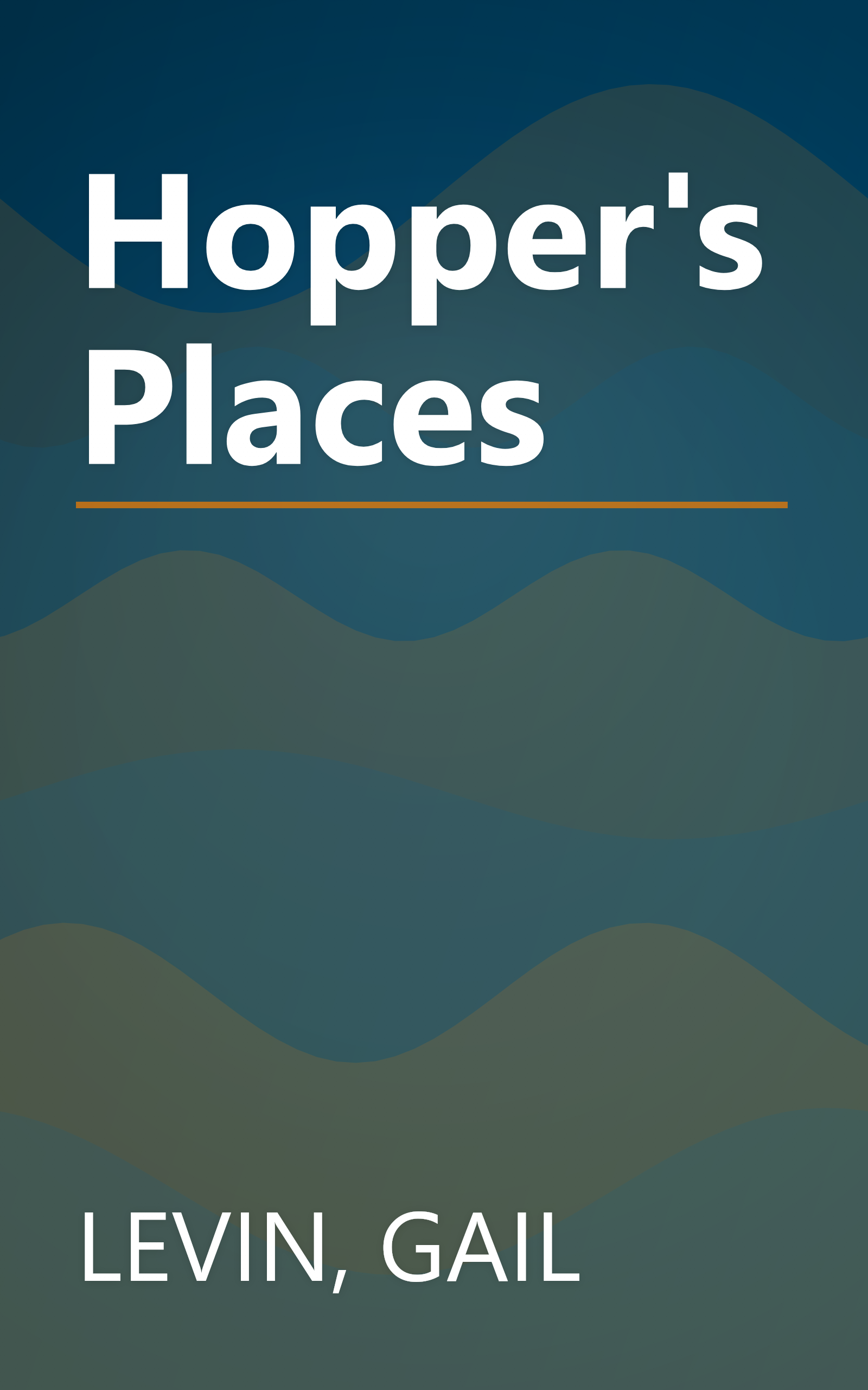 Hopper's Places book cover