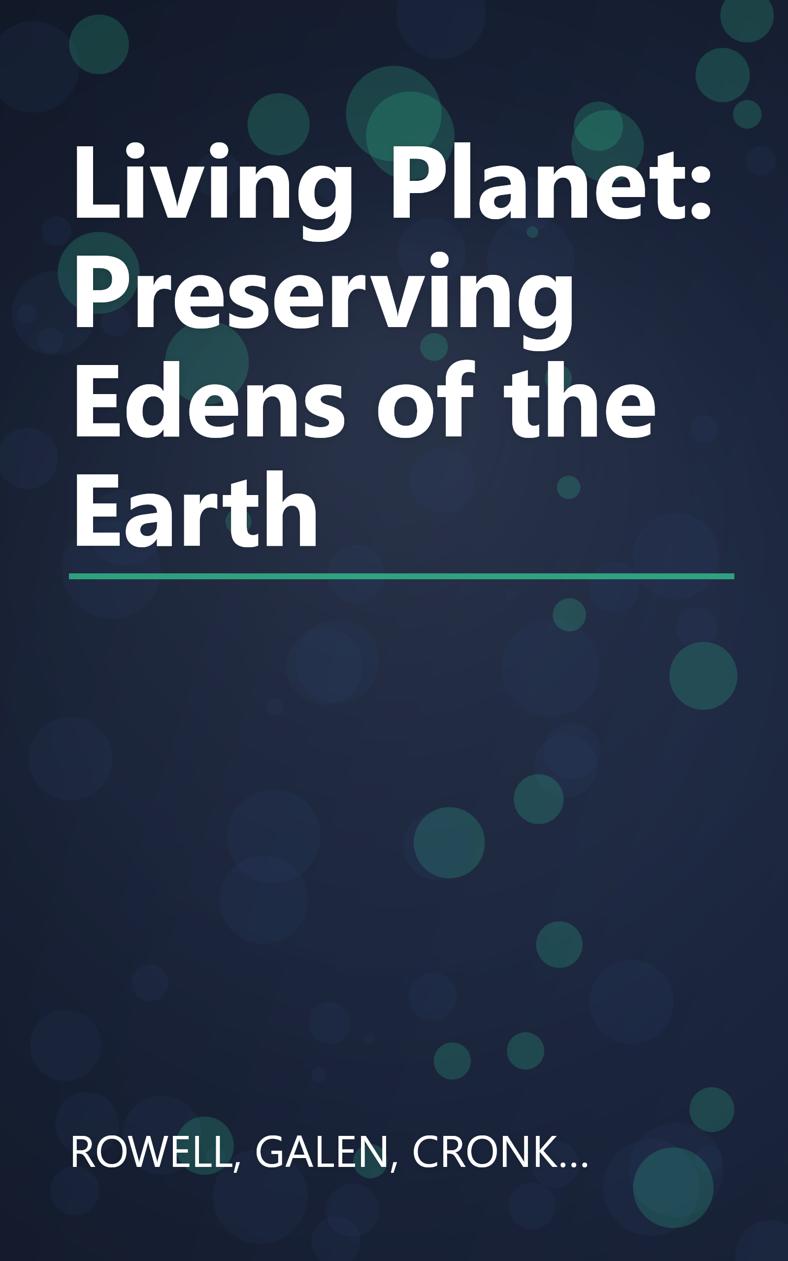 Living Planet: Preserving Edens of the Earth book cover