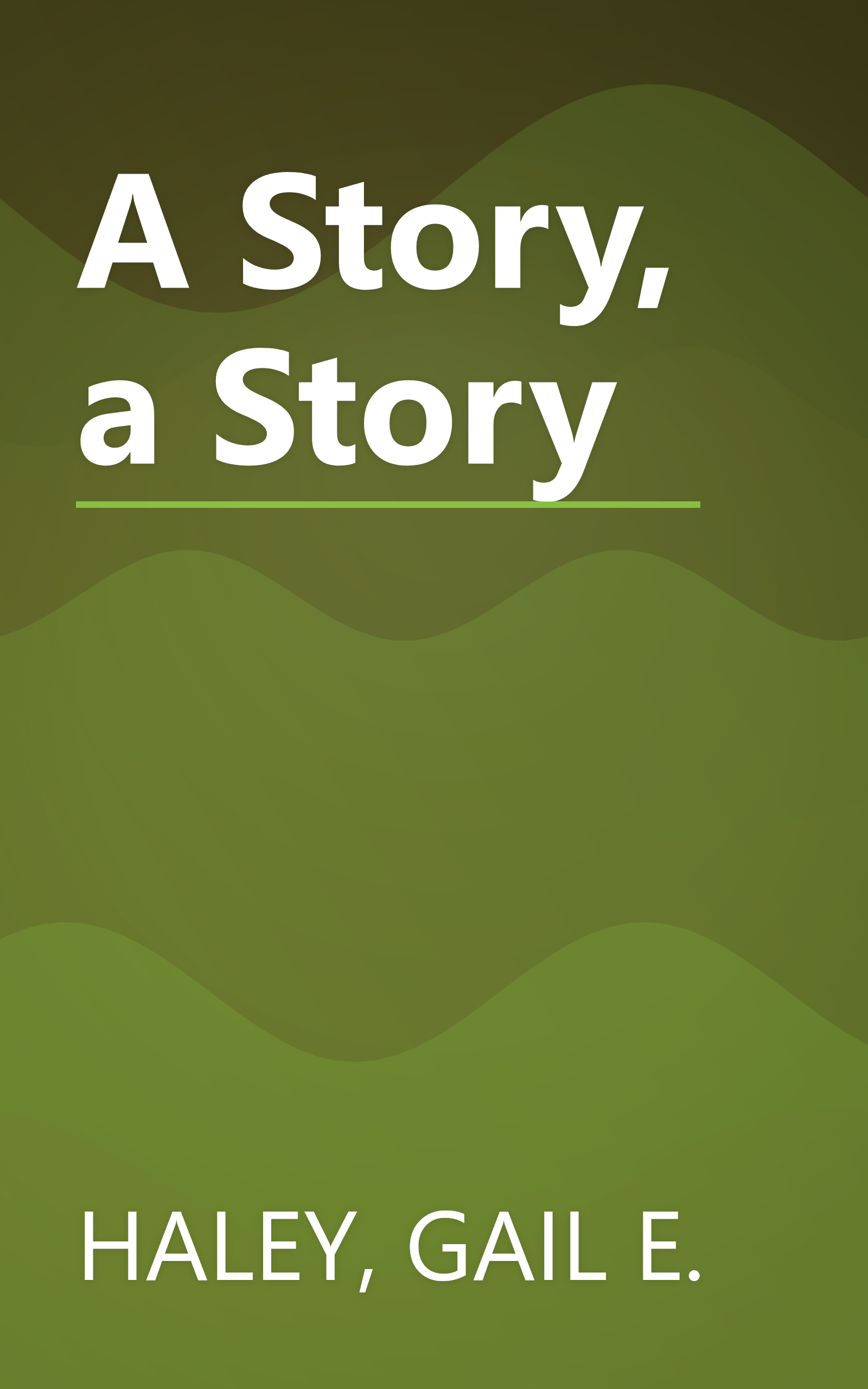 A Story, a Story book cover