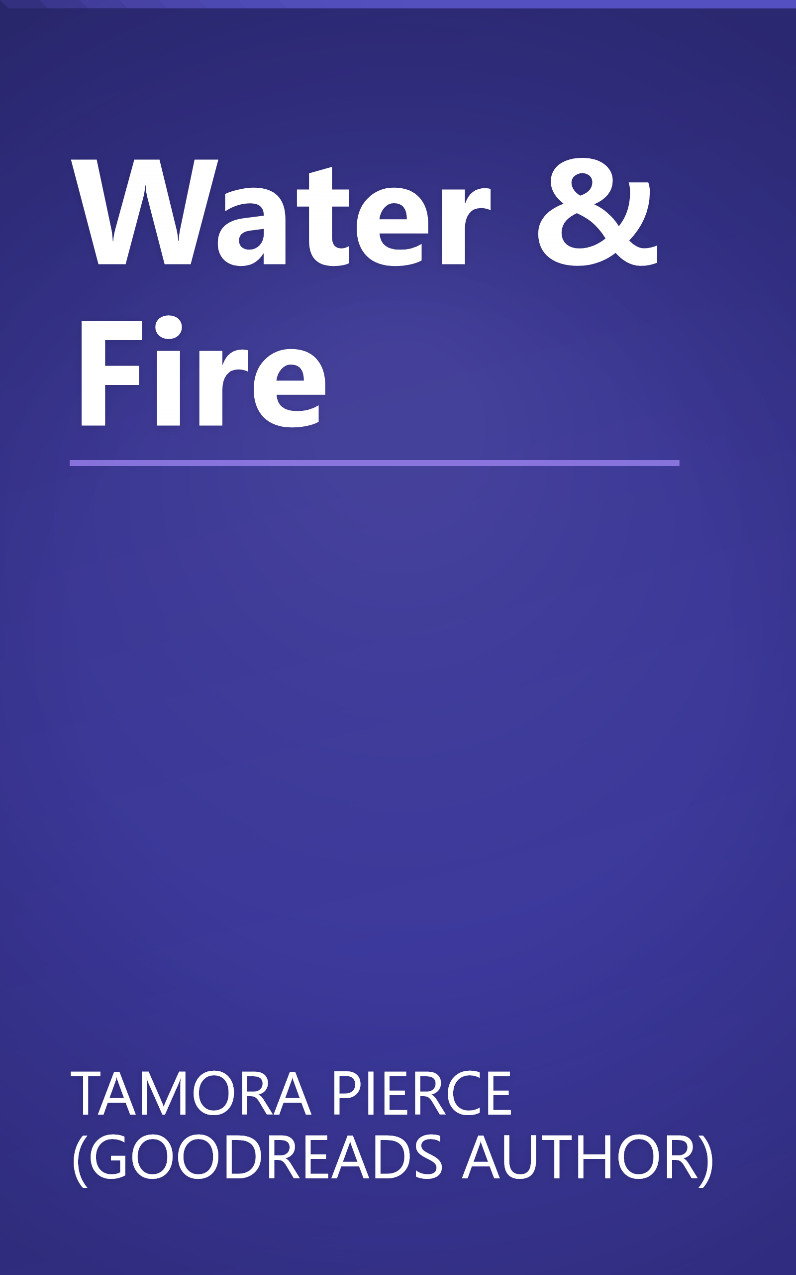 Water & Fire book cover