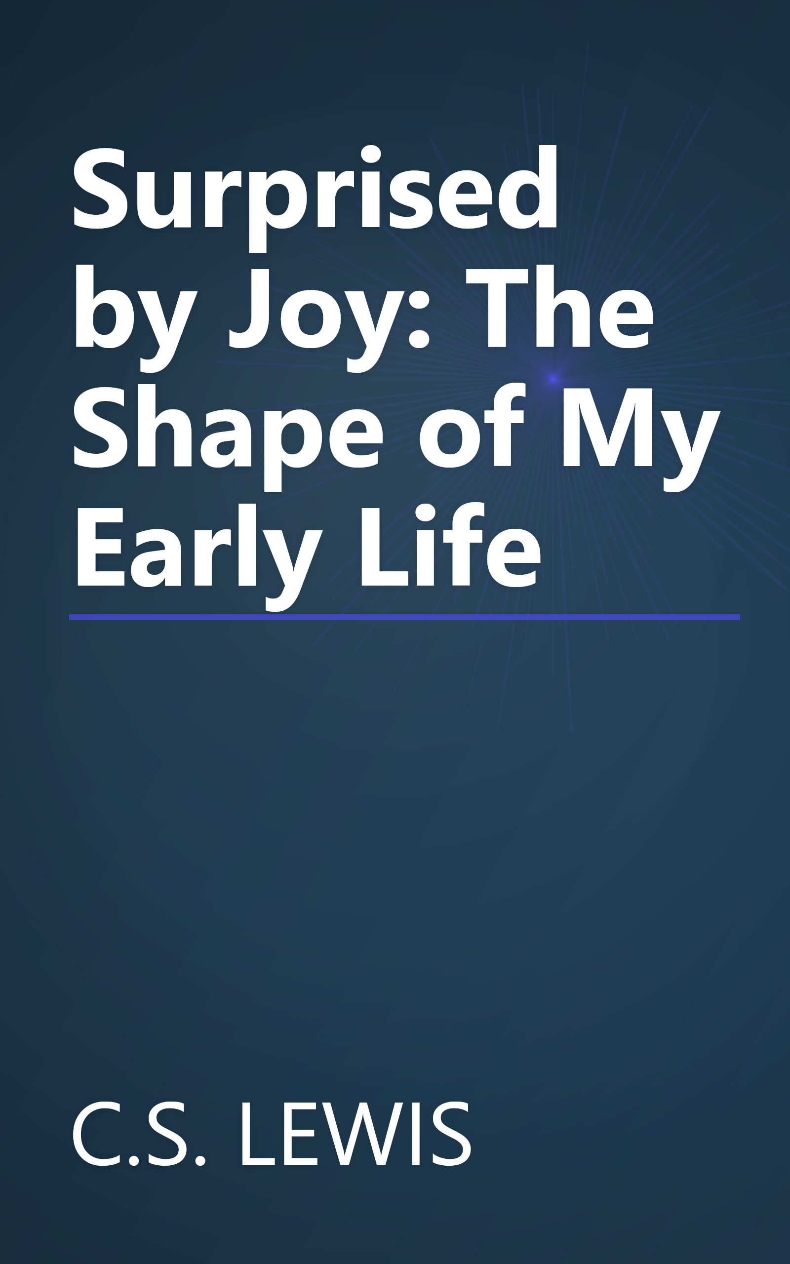 Surprised by Joy: The Shape of My Early Life book cover