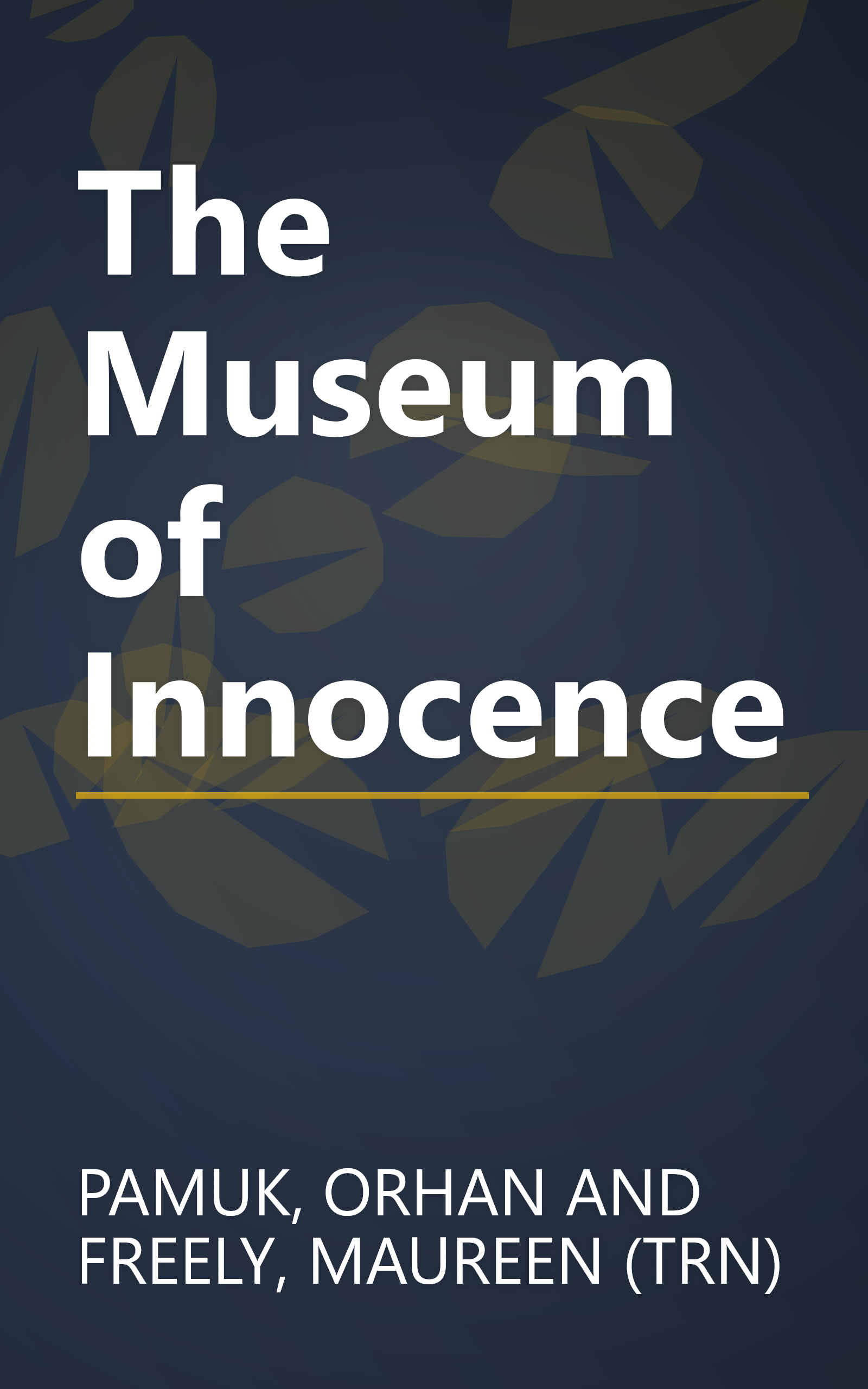 The Museum of Innocence book cover