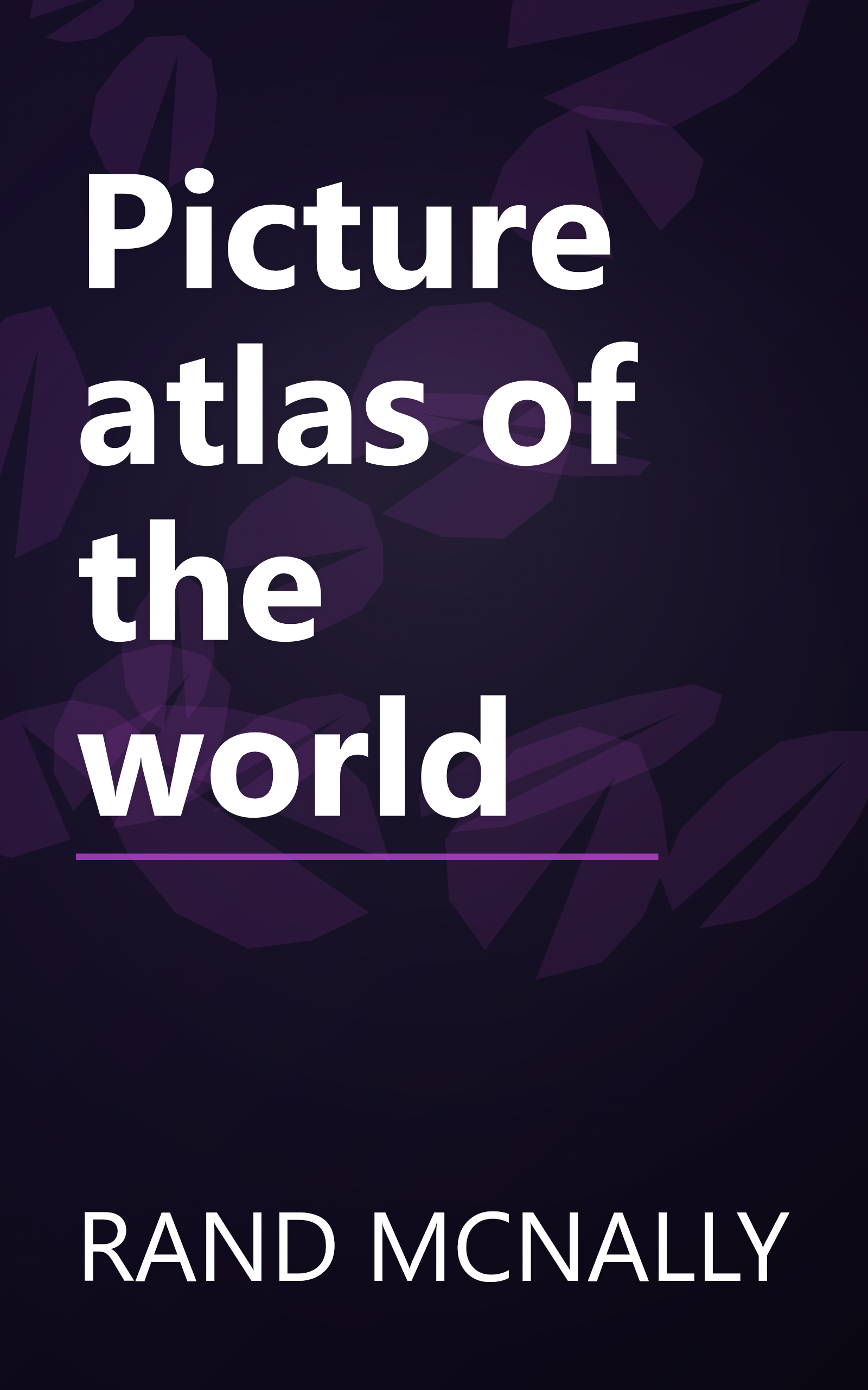 Picture atlas of the world book cover