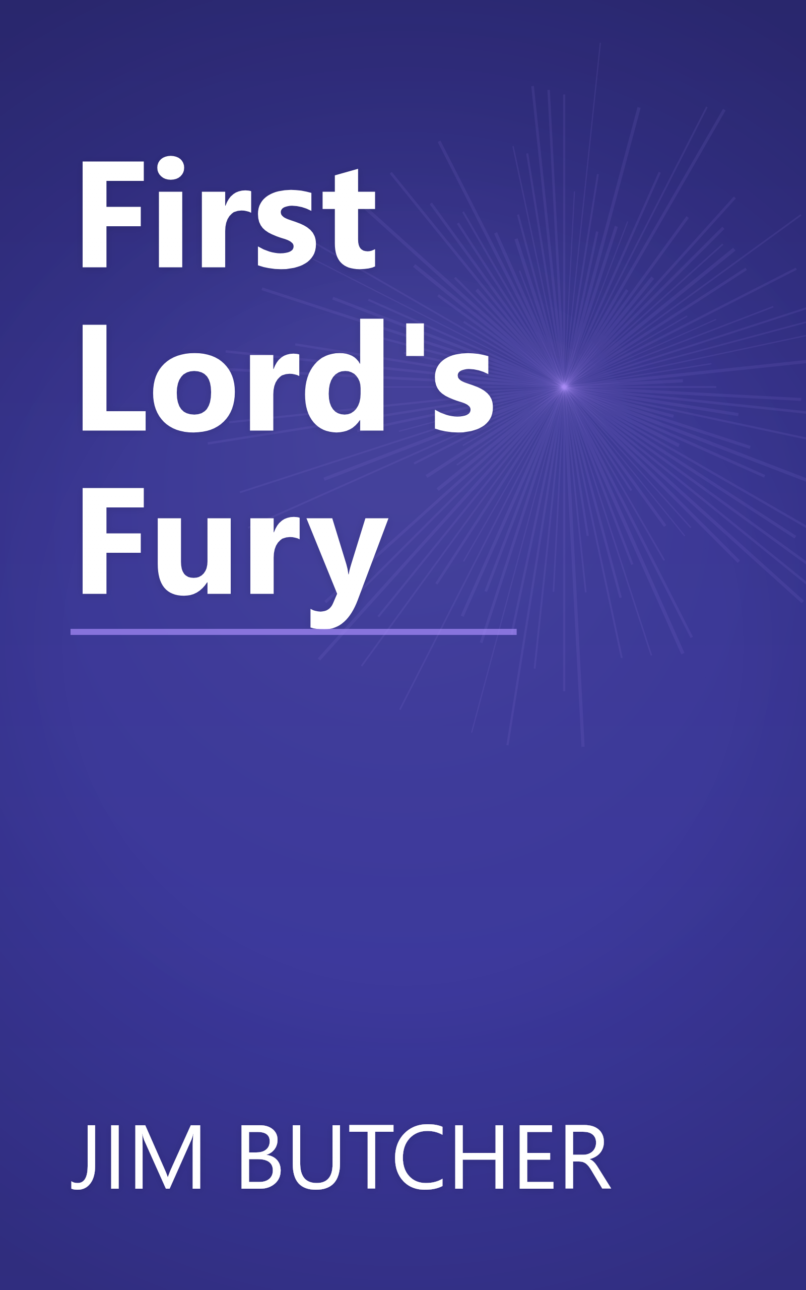 First Lord's Fury book cover