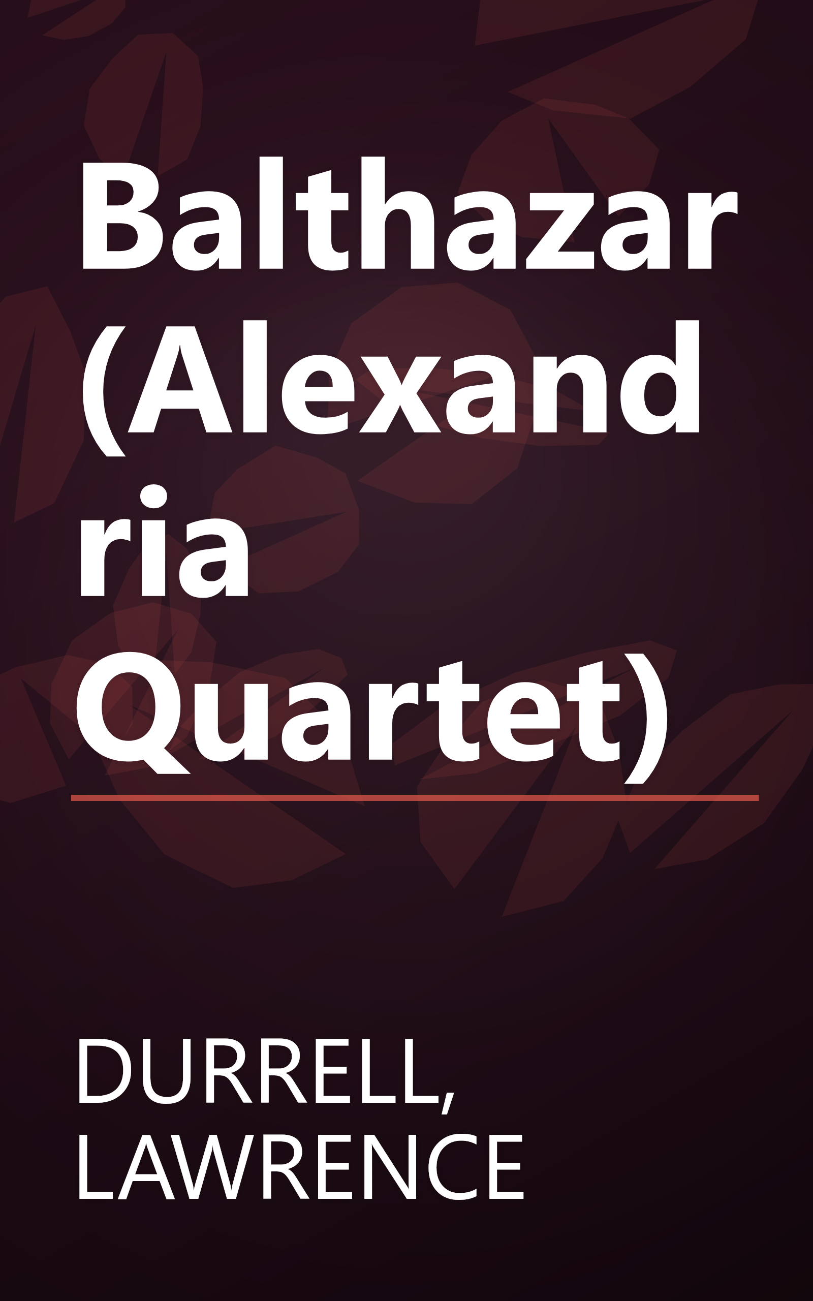 Balthazar (Alexandria Quartet) book cover