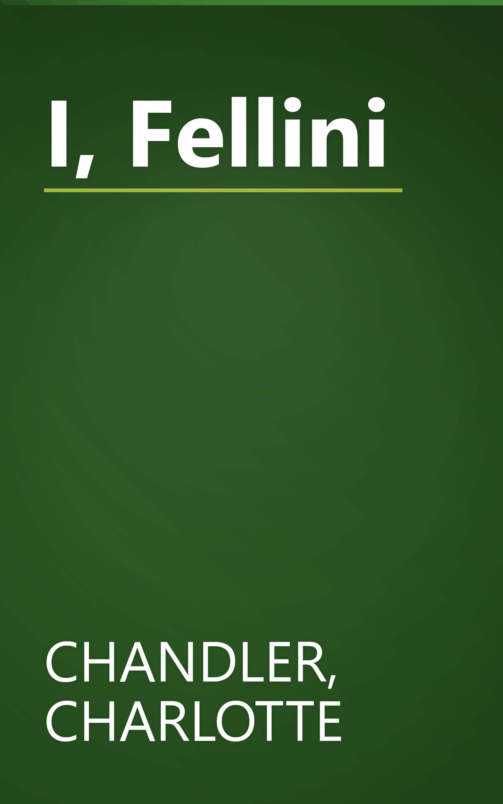 I, Fellini book cover