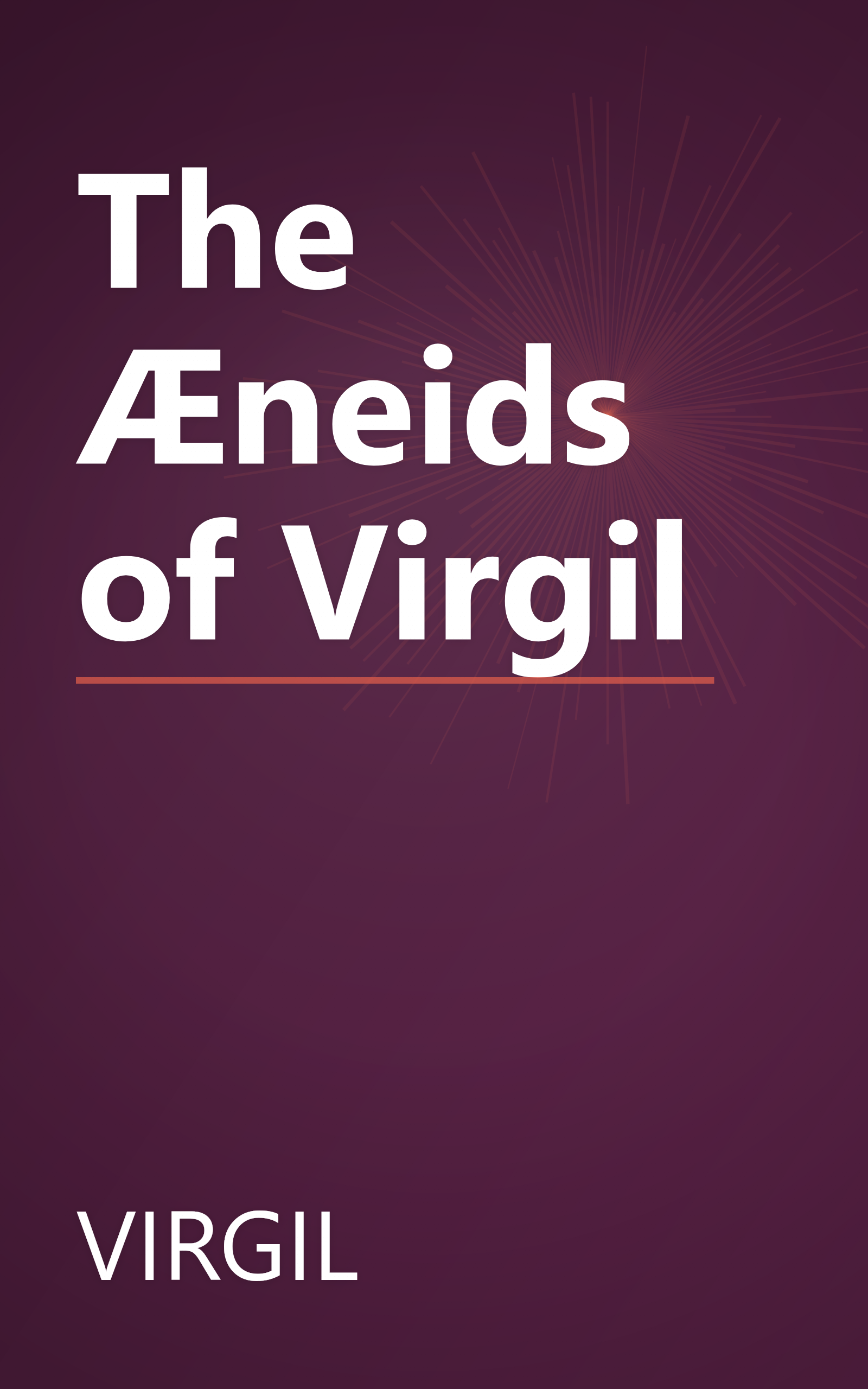 The Æneids of Virgil book cover