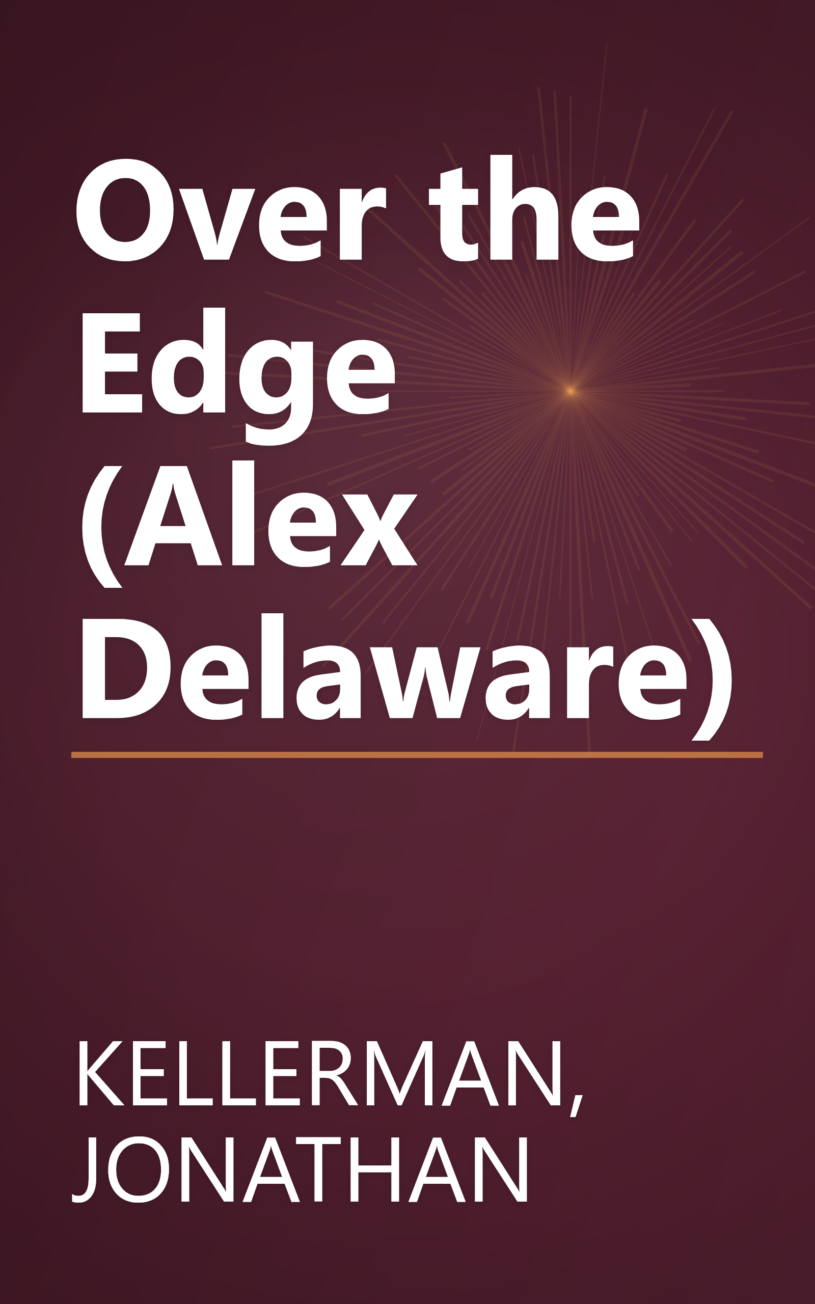 Over the Edge (Alex Delaware) book cover