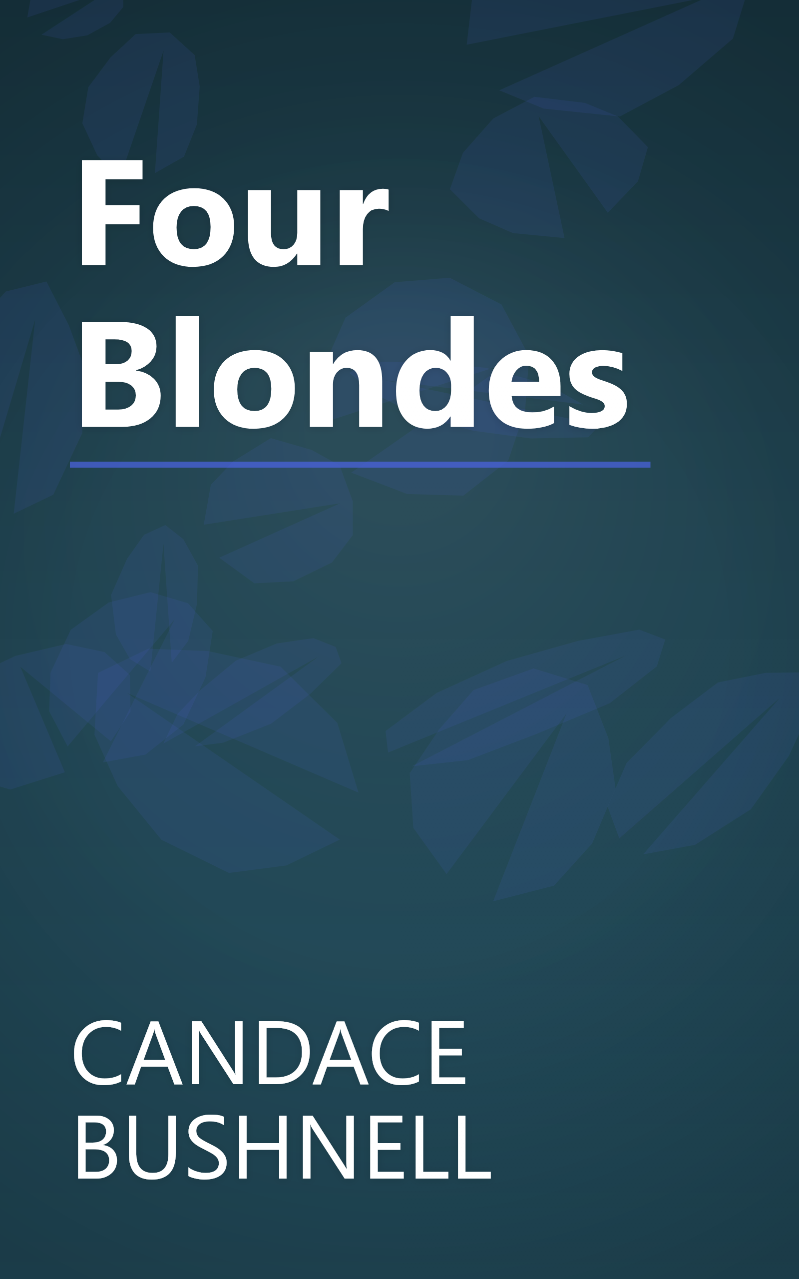 Four Blondes book cover