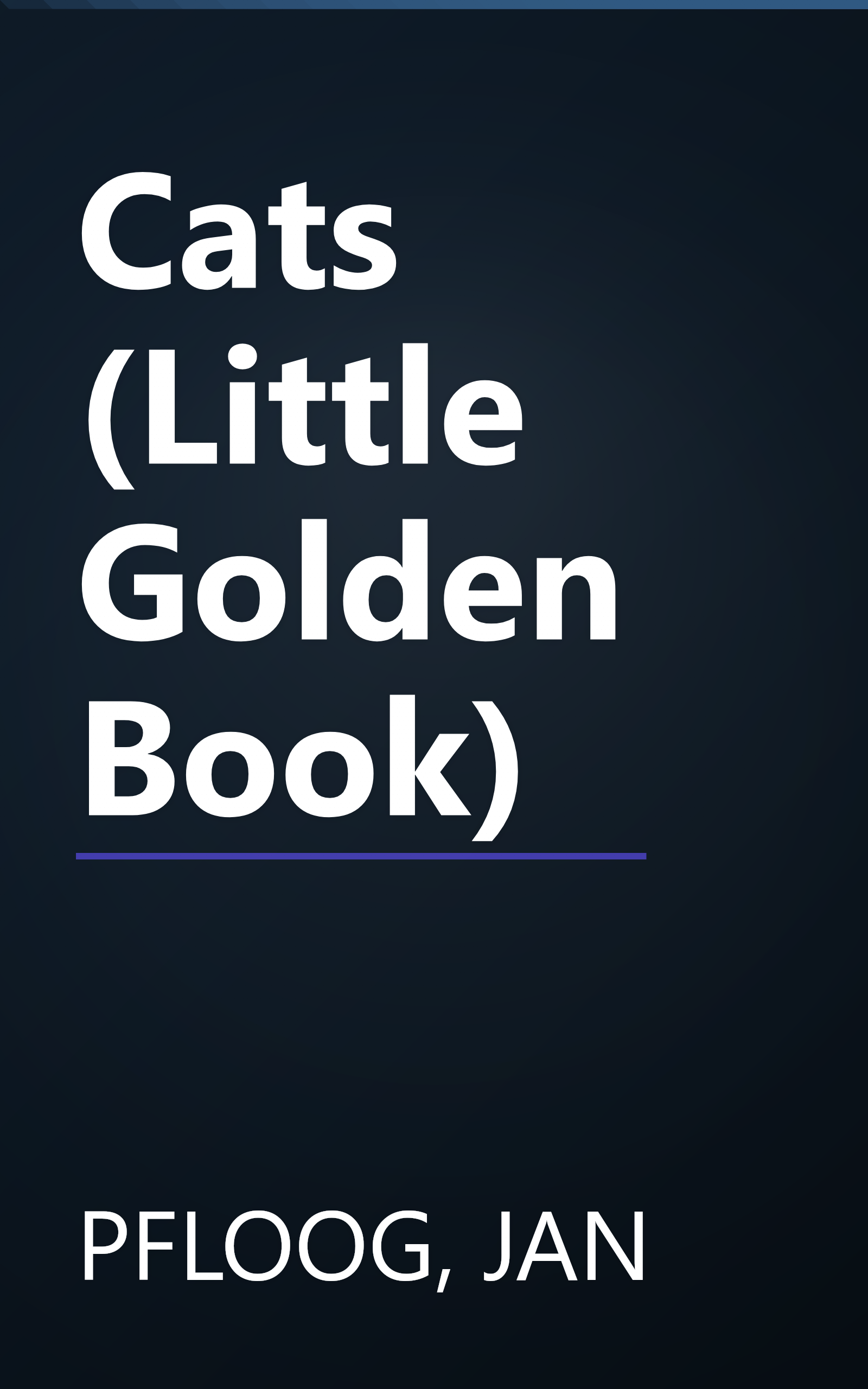 Cats (Little Golden Book) book cover