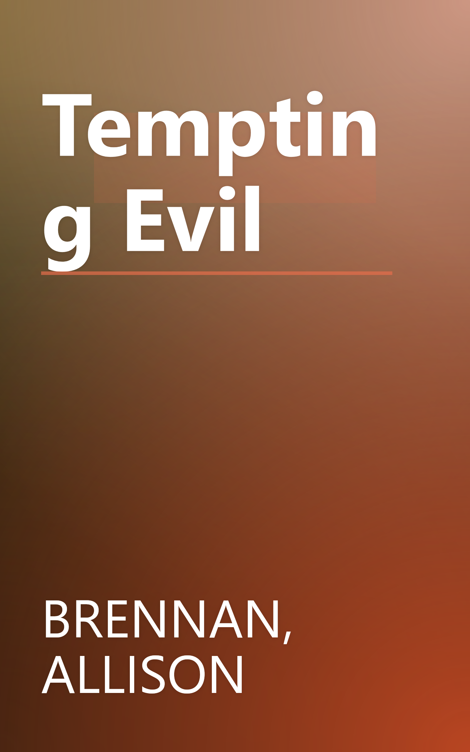 Tempting Evil book cover