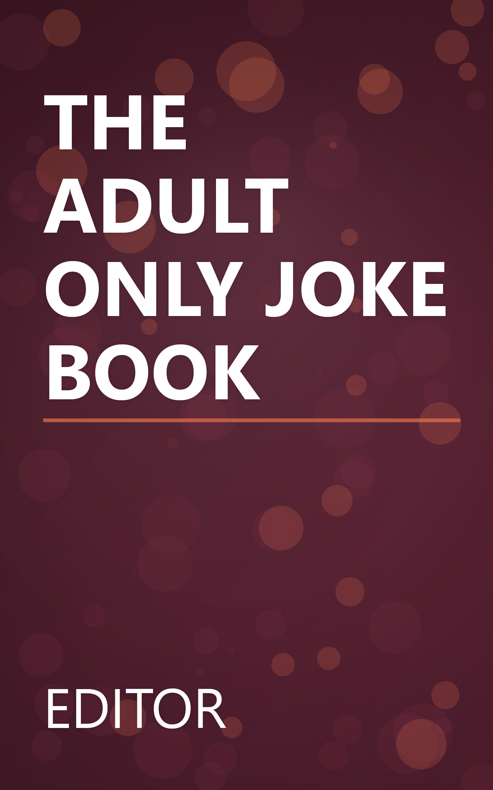 THE ADULT ONLY JOKE BOOK book cover