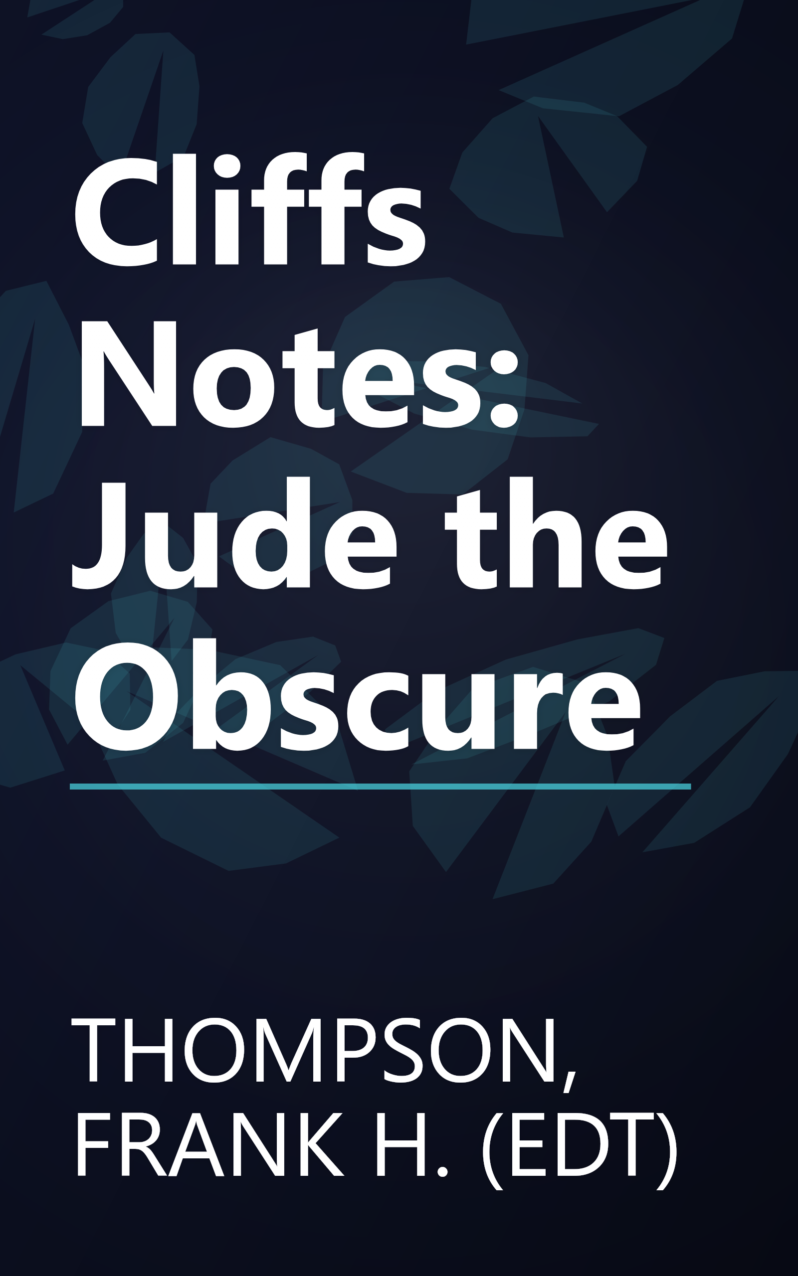 Cliffs Notes: Jude the Obscure book cover