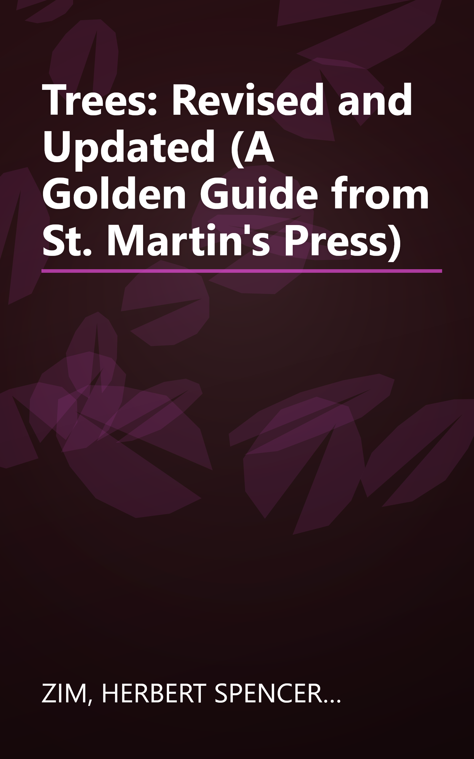 Trees: Revised and Updated (A Golden Guide from St. Martin's Press) book cover