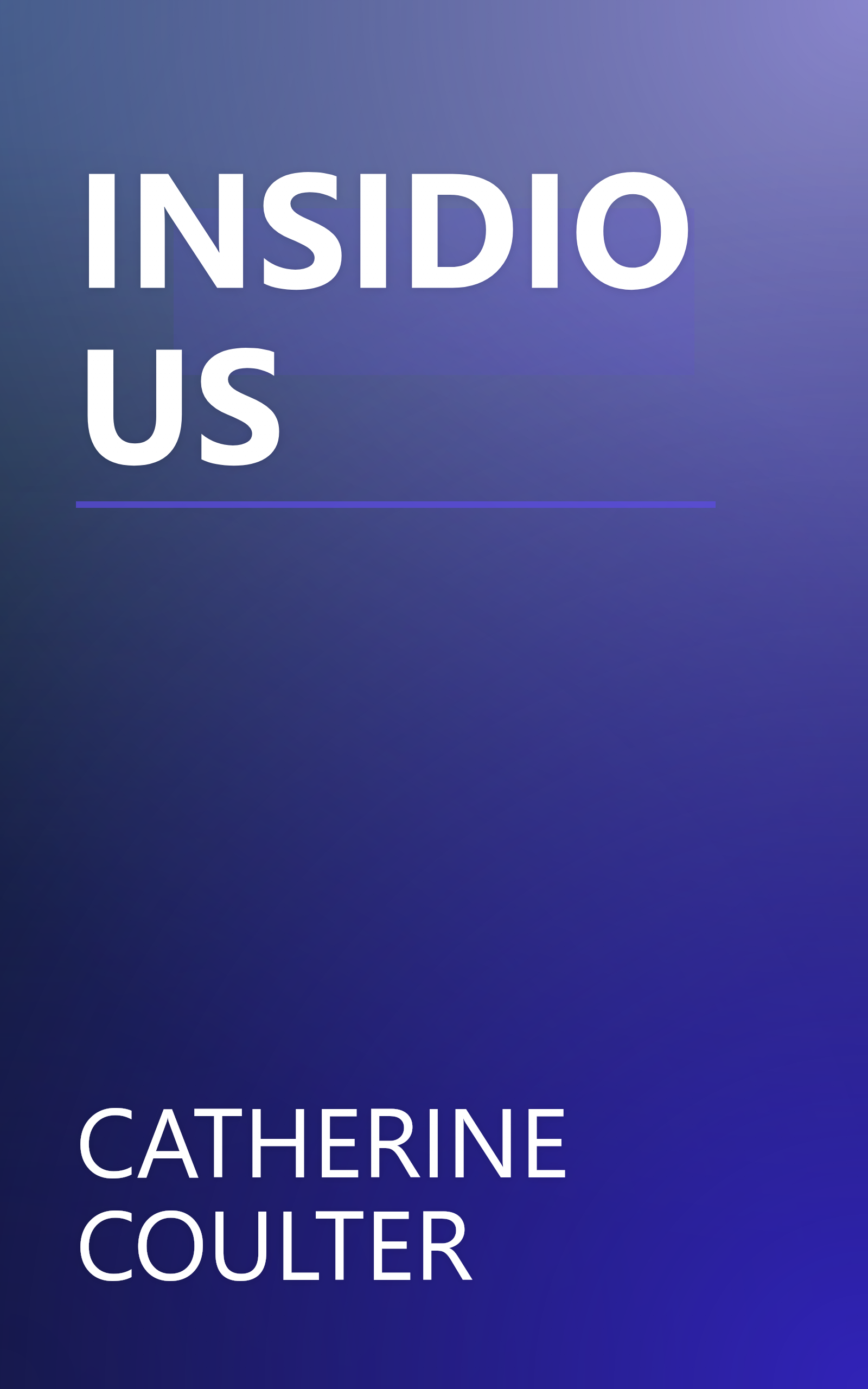 INSIDIOUS book cover