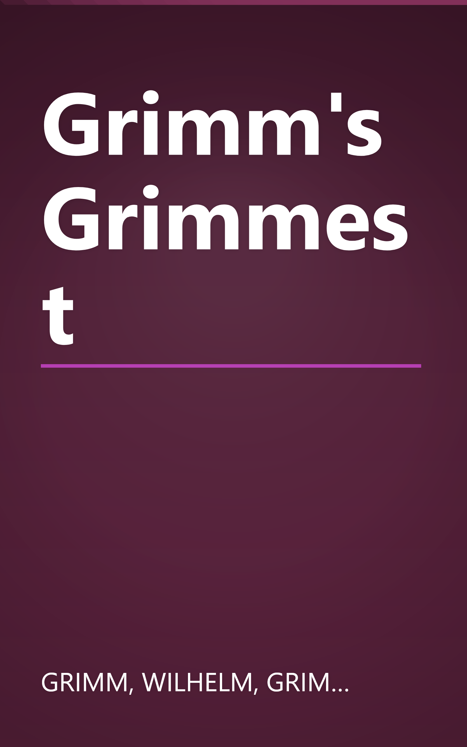 Grimm's Grimmest book cover