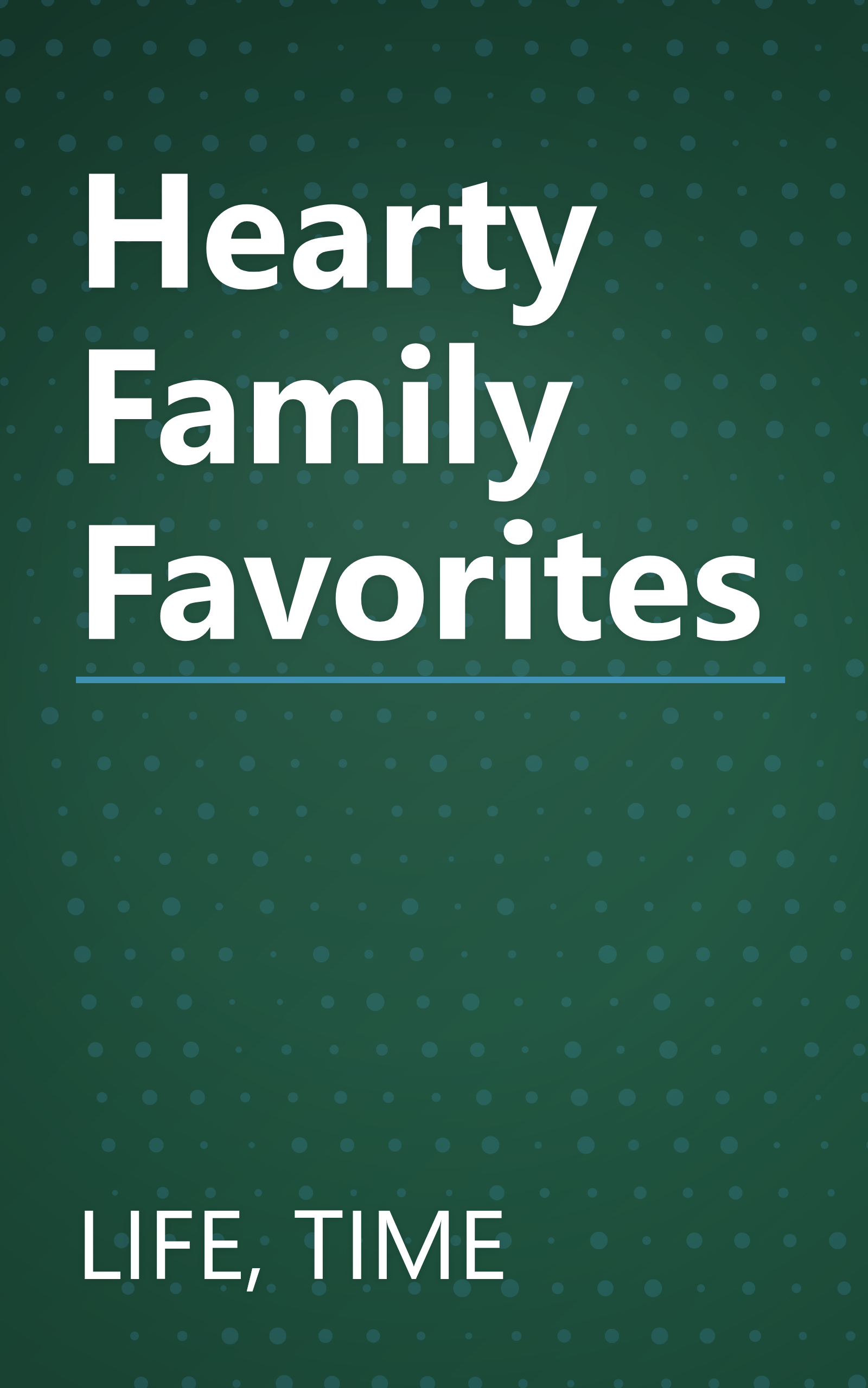 Hearty Family Favorites book cover