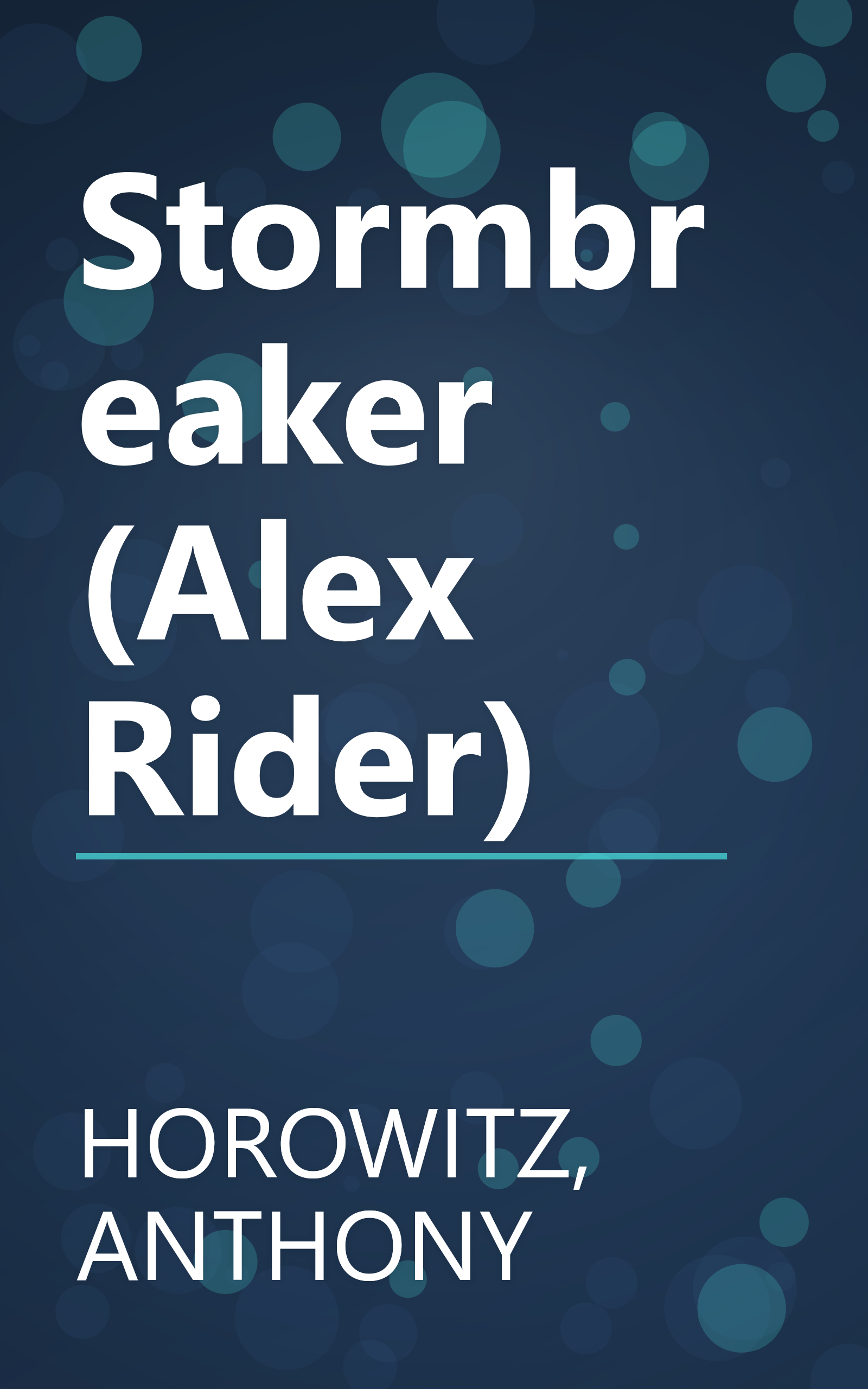 Stormbreaker (Alex Rider) book cover