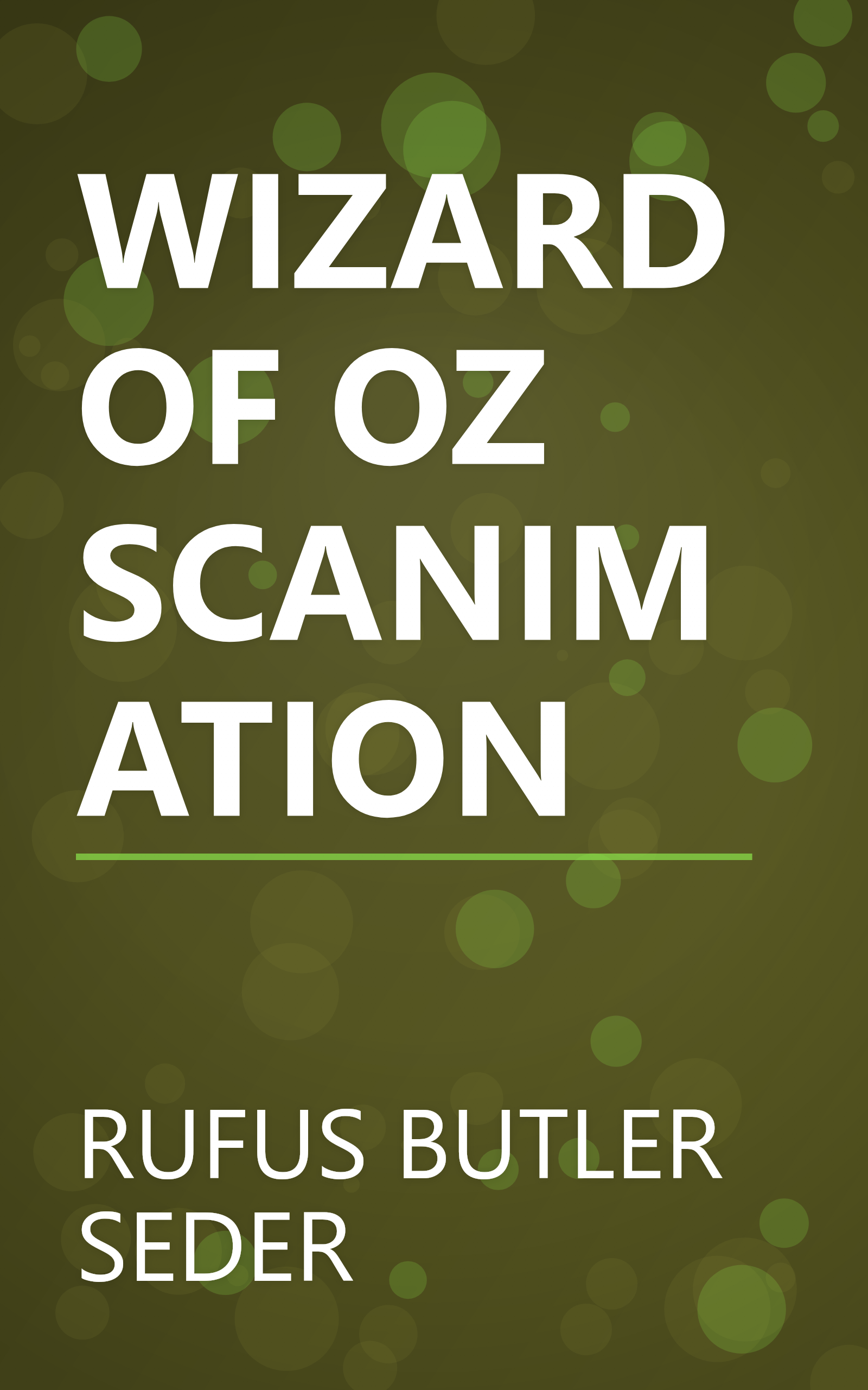 WIZARD OF OZ SCANIMATION book cover