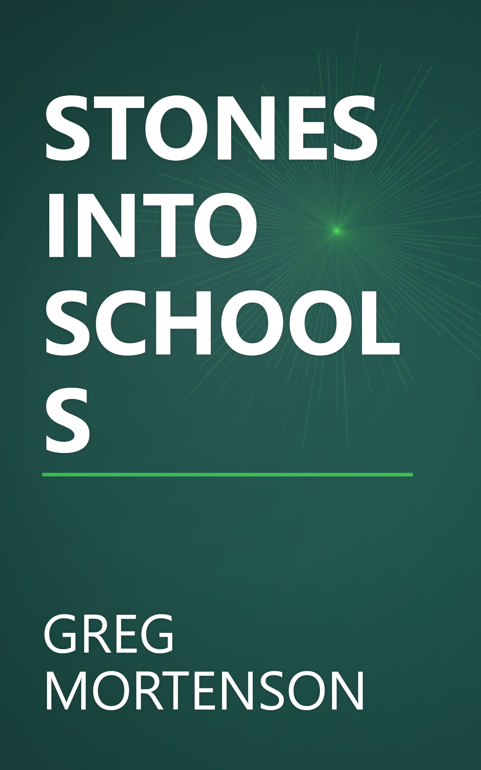 STONES INTO SCHOOLS book cover