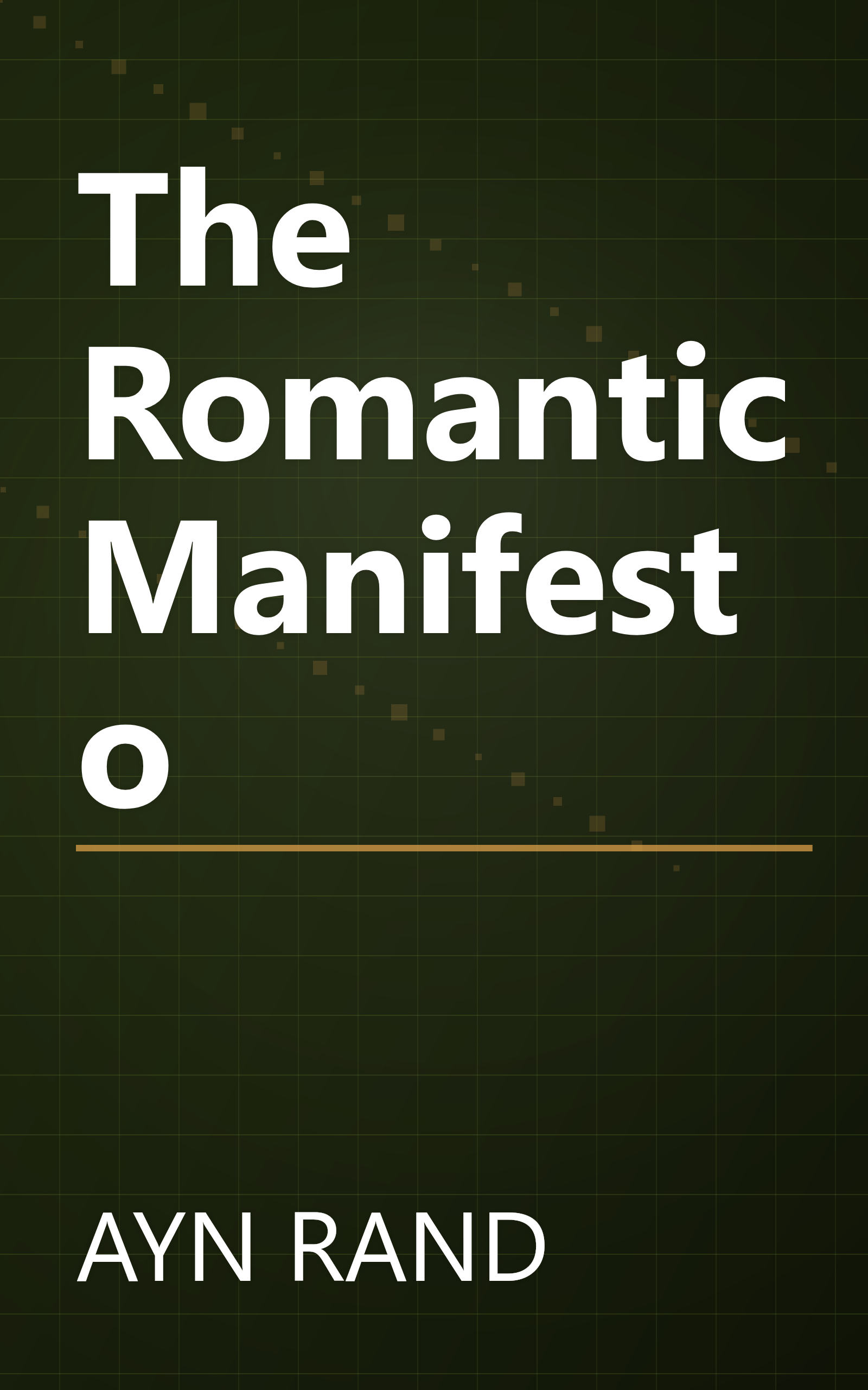 The Romantic Manifesto book cover