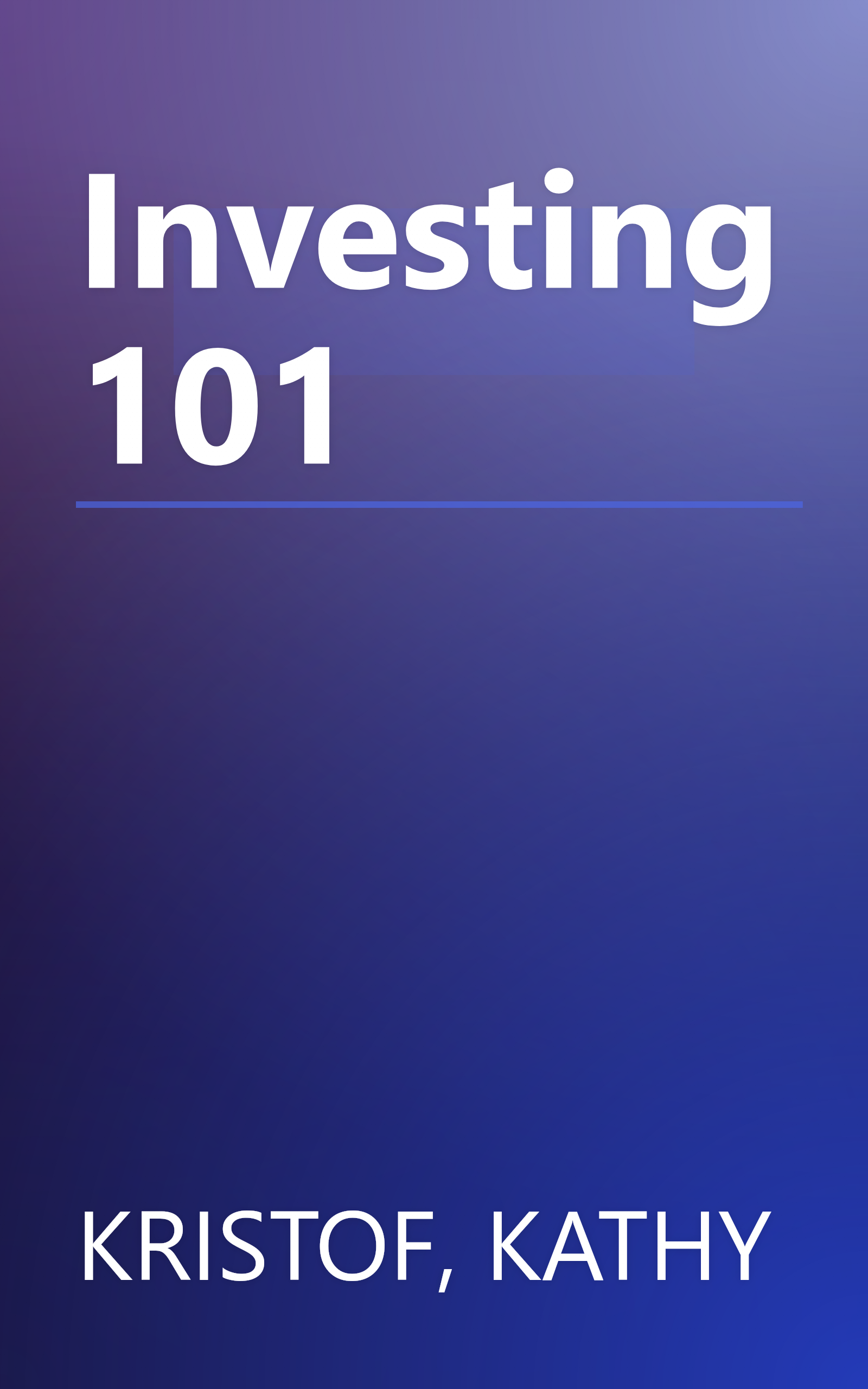 Investing 101 book cover
