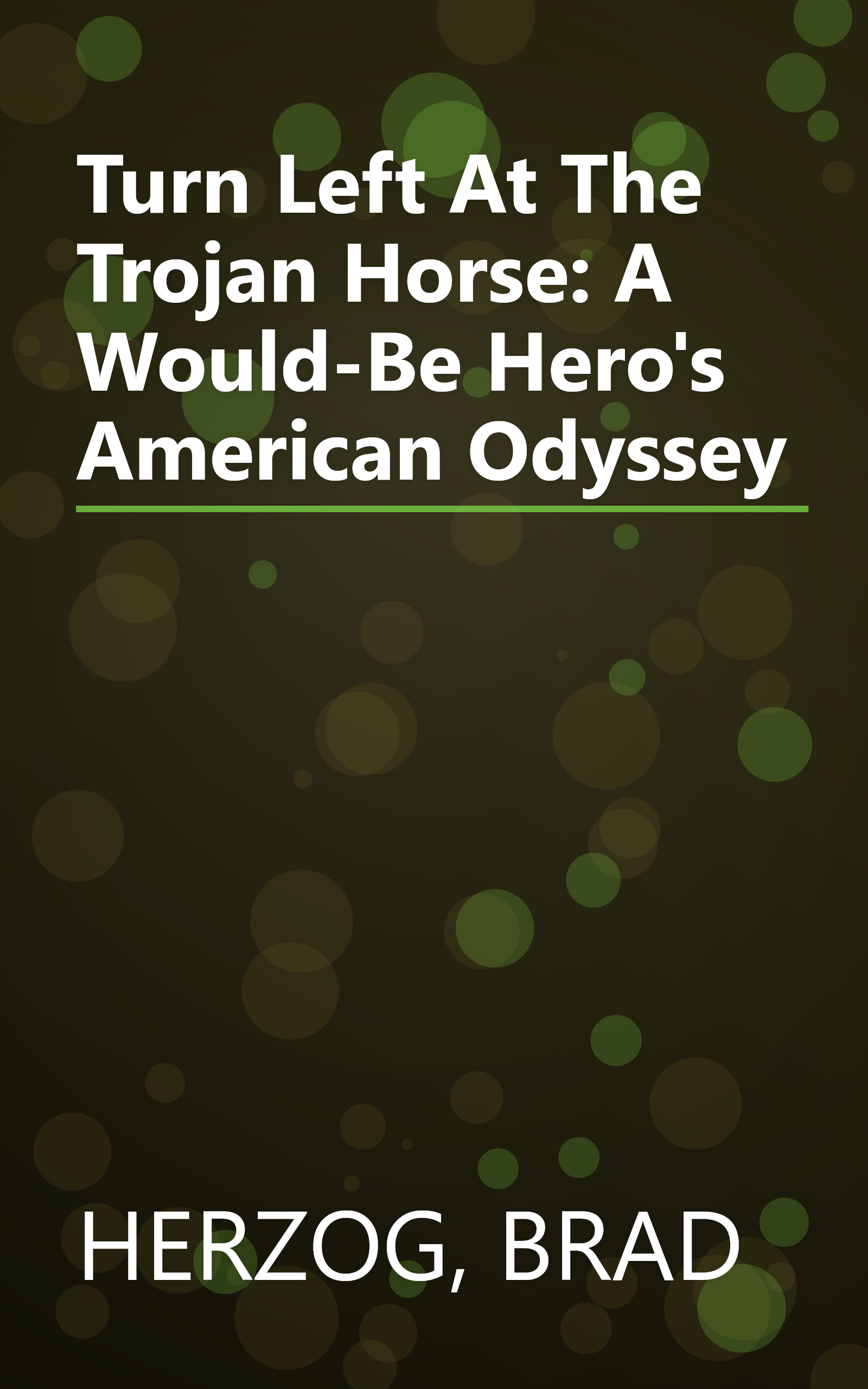 Turn Left At The Trojan Horse: A Would-Be Hero's American Odyssey book cover