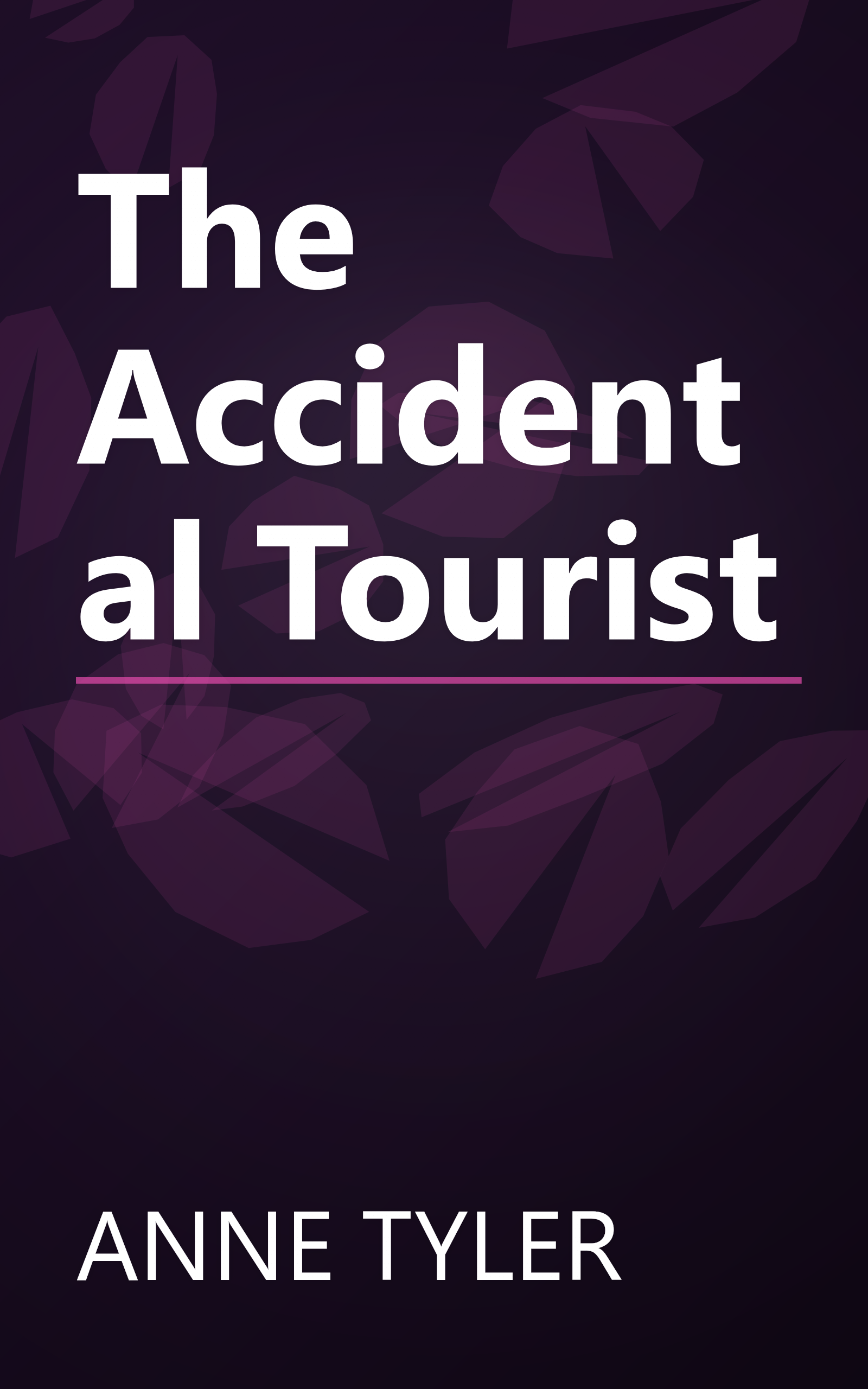 The Accidental Tourist book cover