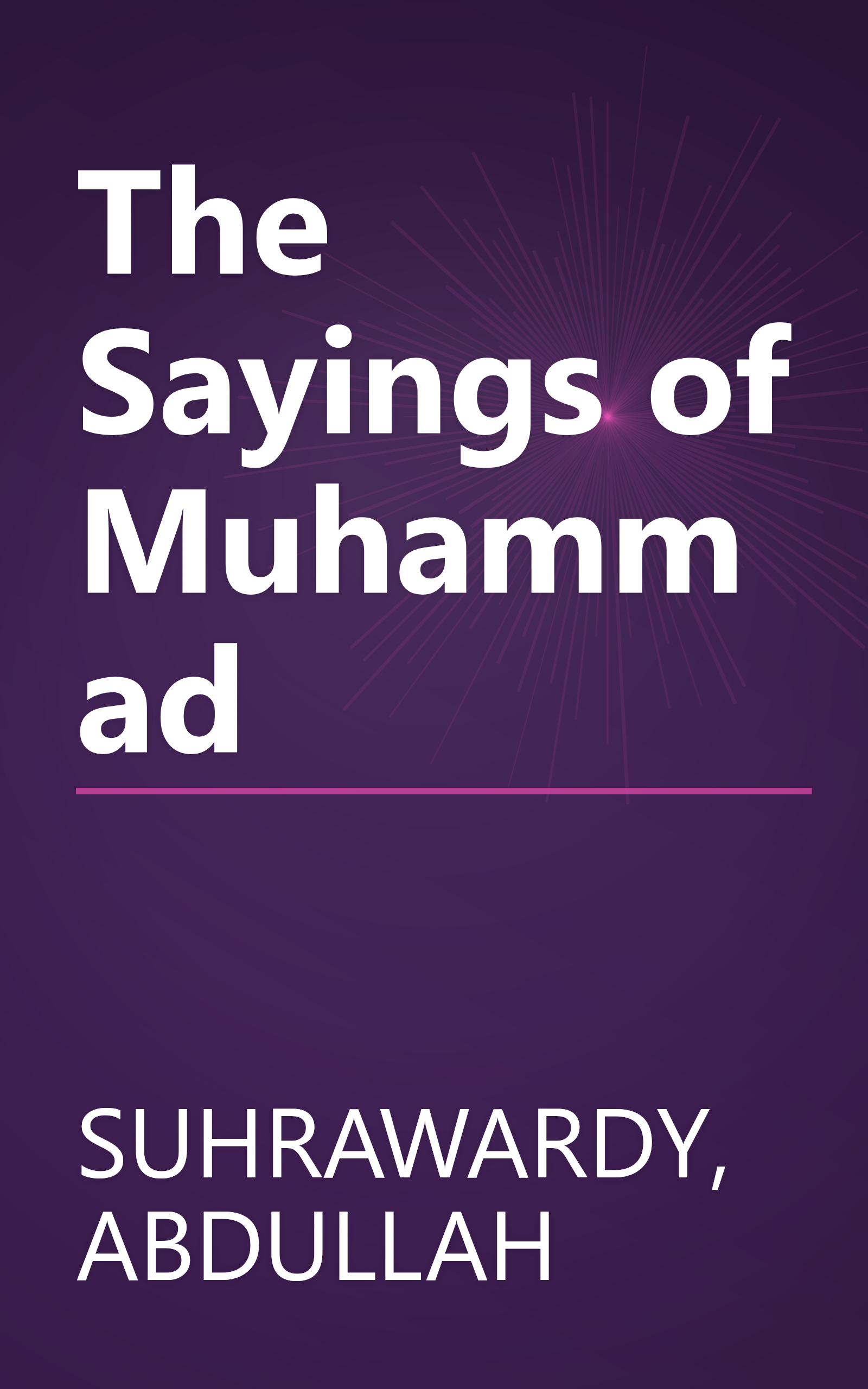 The Sayings of Muhammad book cover