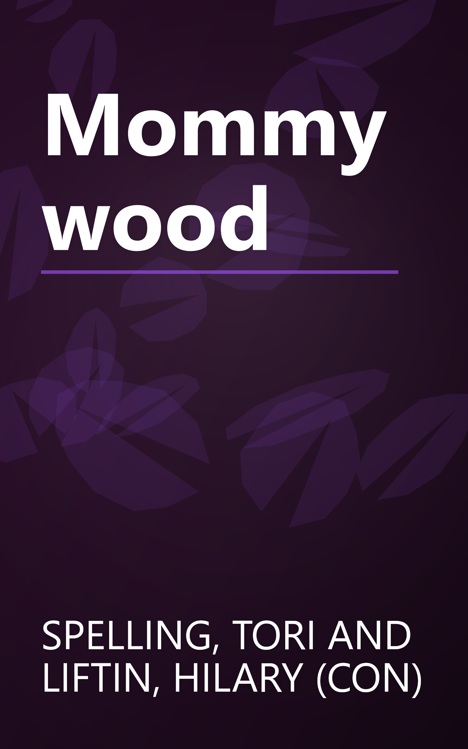 Mommywood book cover