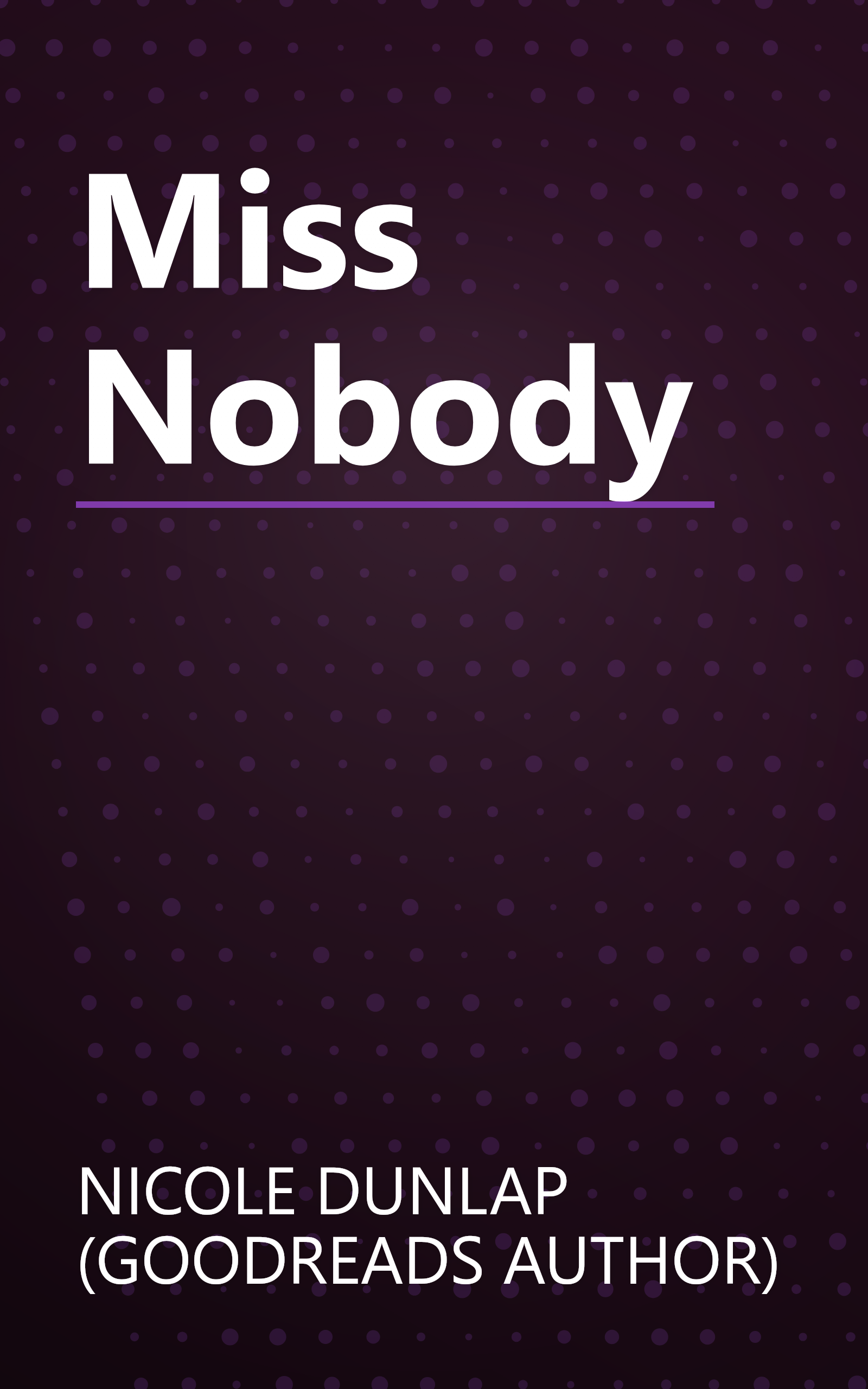 Miss Nobody book cover