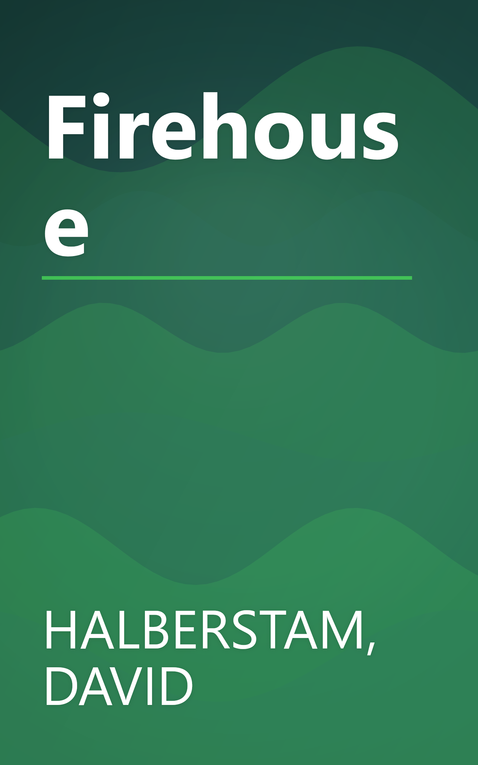 Firehouse book cover