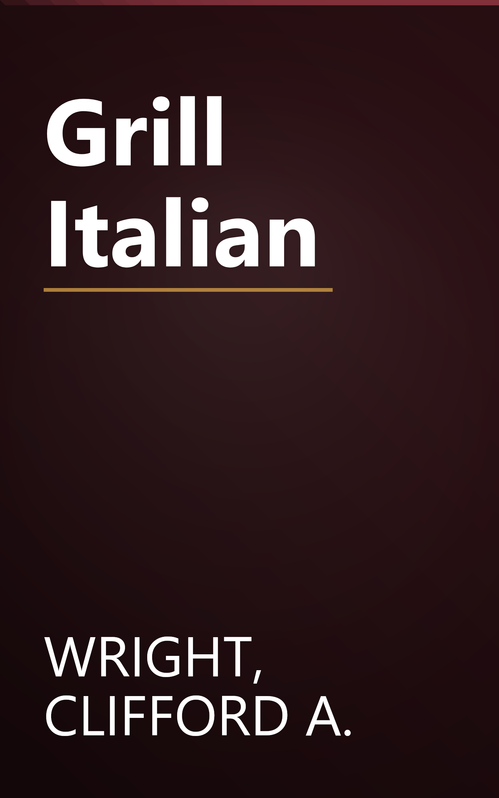 Grill Italian book cover