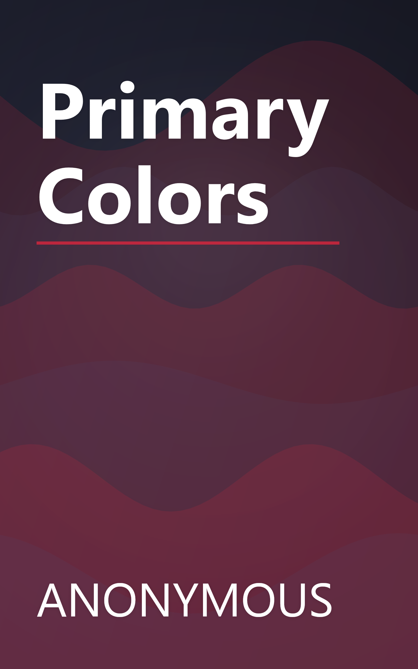 Primary Colors book cover