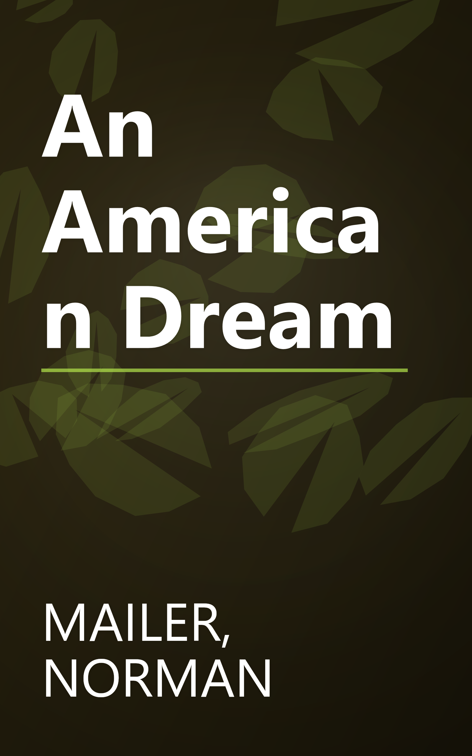 An American Dream book cover
