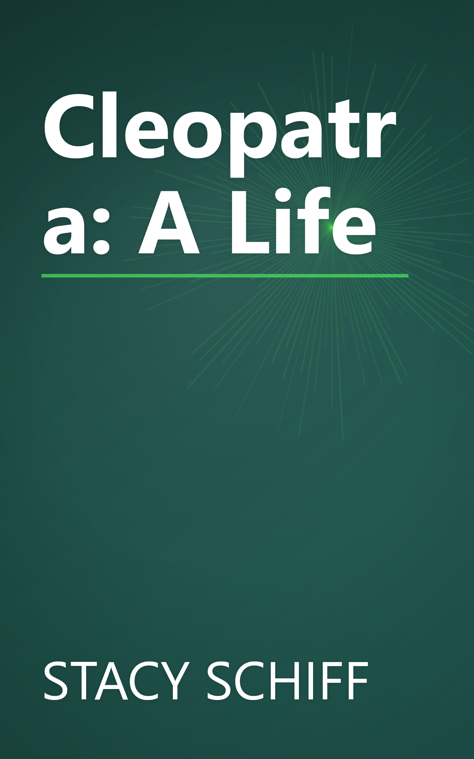 Cleopatra: A Life book cover