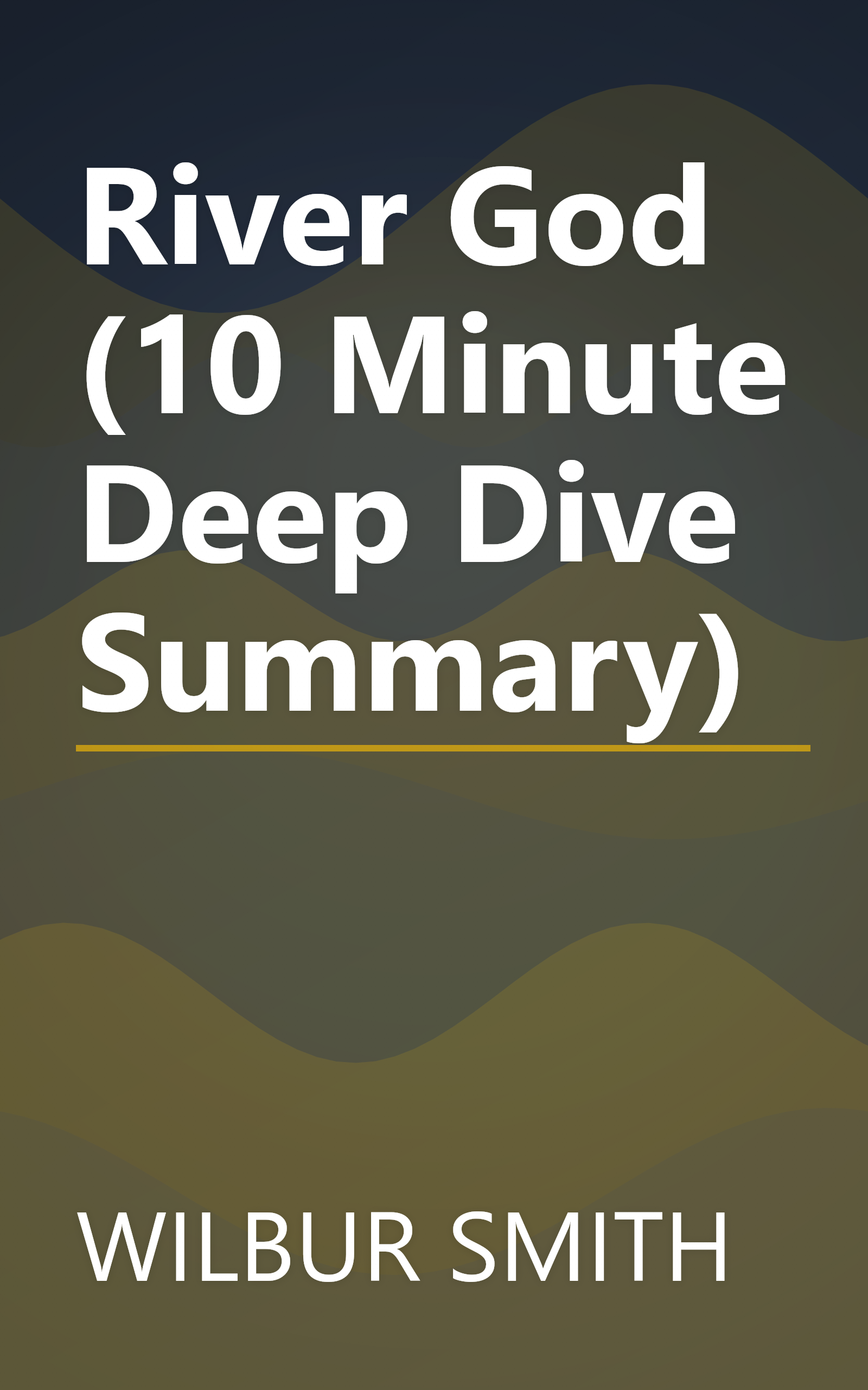 River God (10 Minute   Deep Dive Summary) book cover