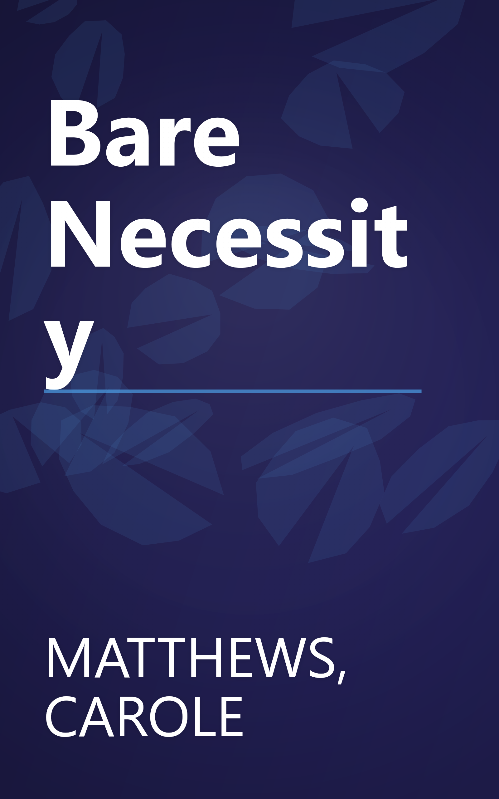 Bare Necessity book cover
