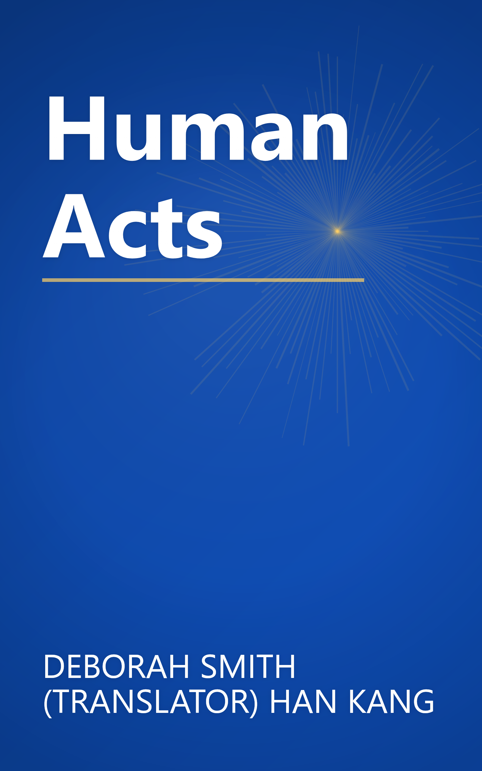 Human Acts book cover