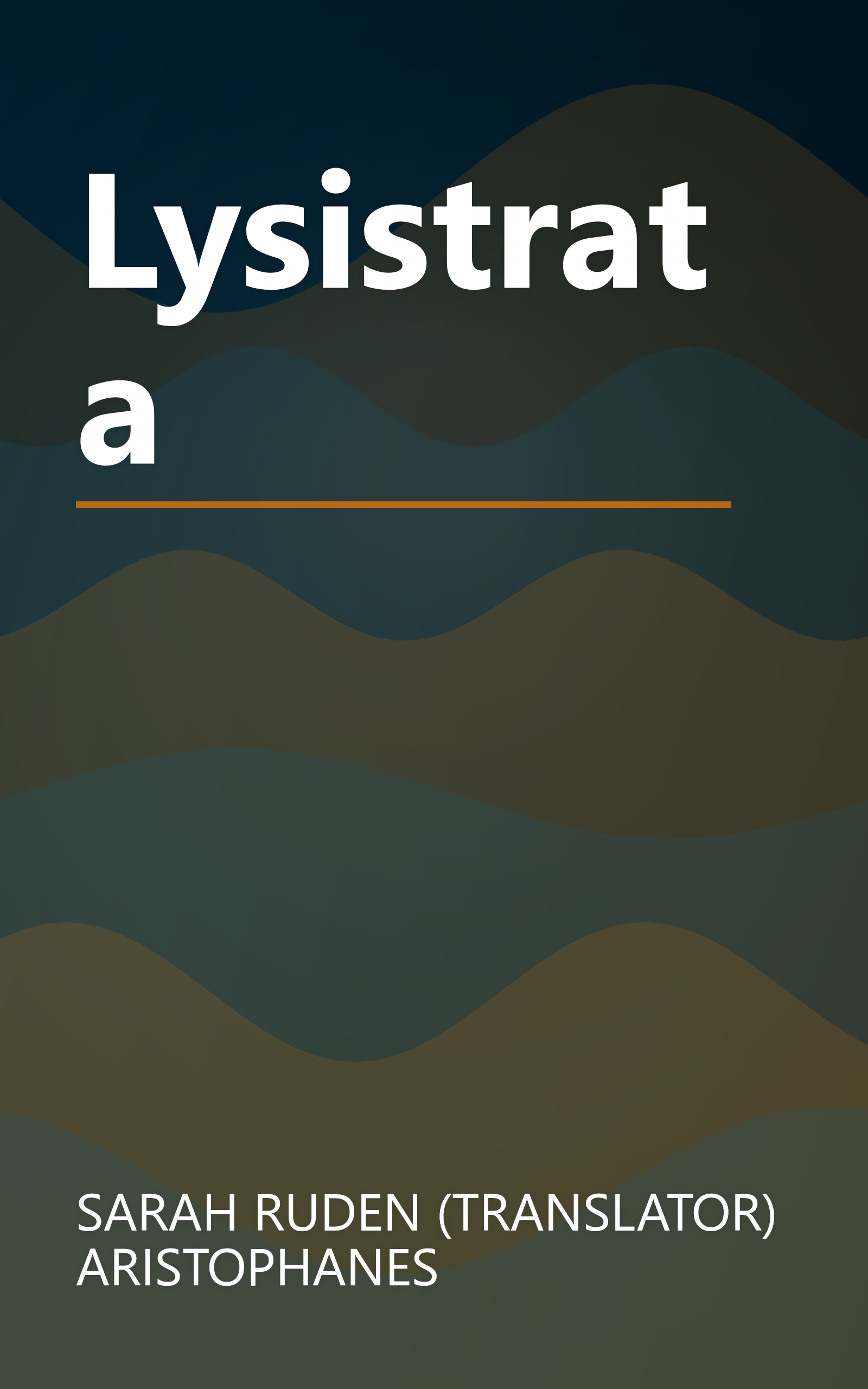 Lysistrata book cover