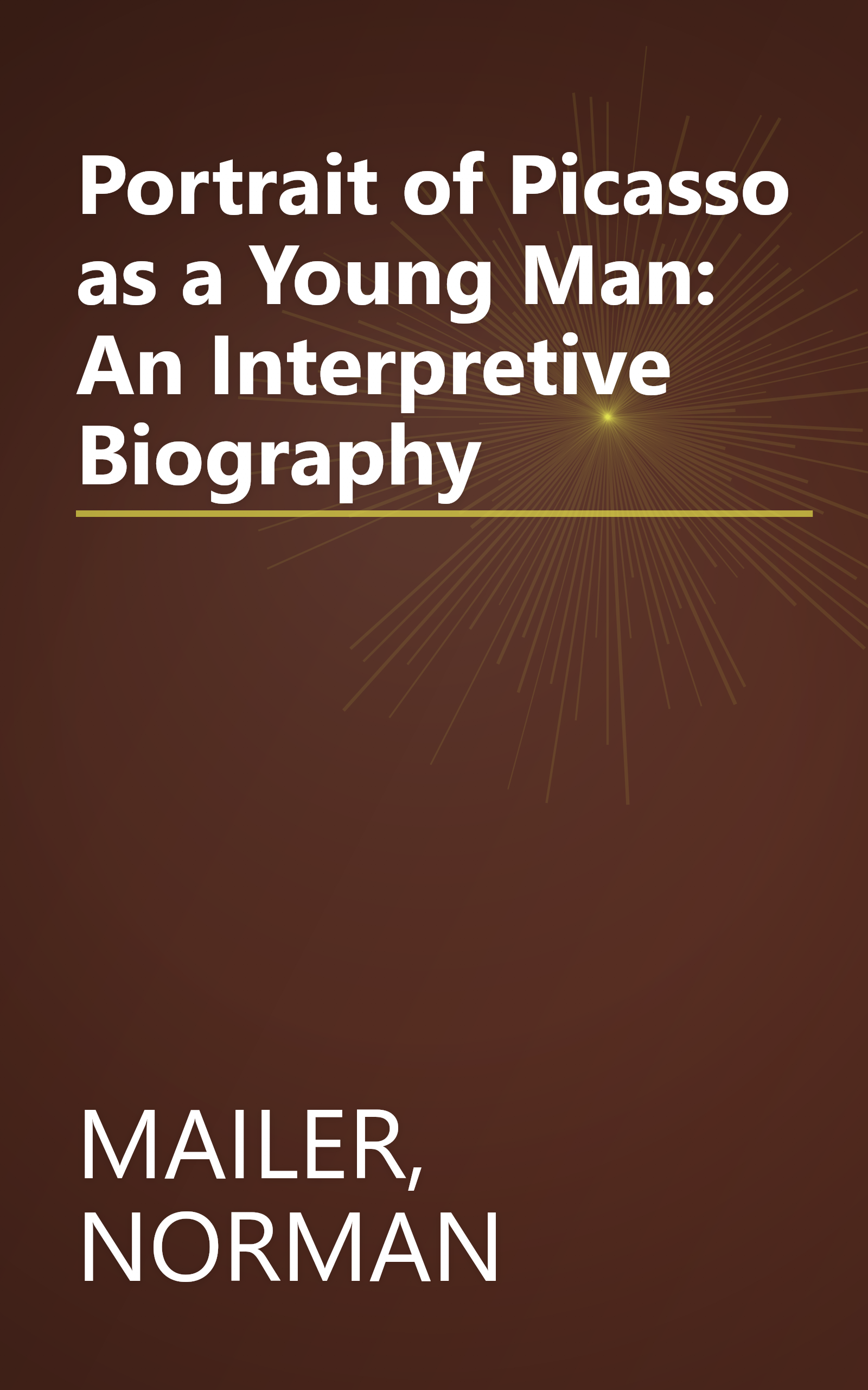 Portrait of Picasso as a Young Man: An Interpretive Biography book cover