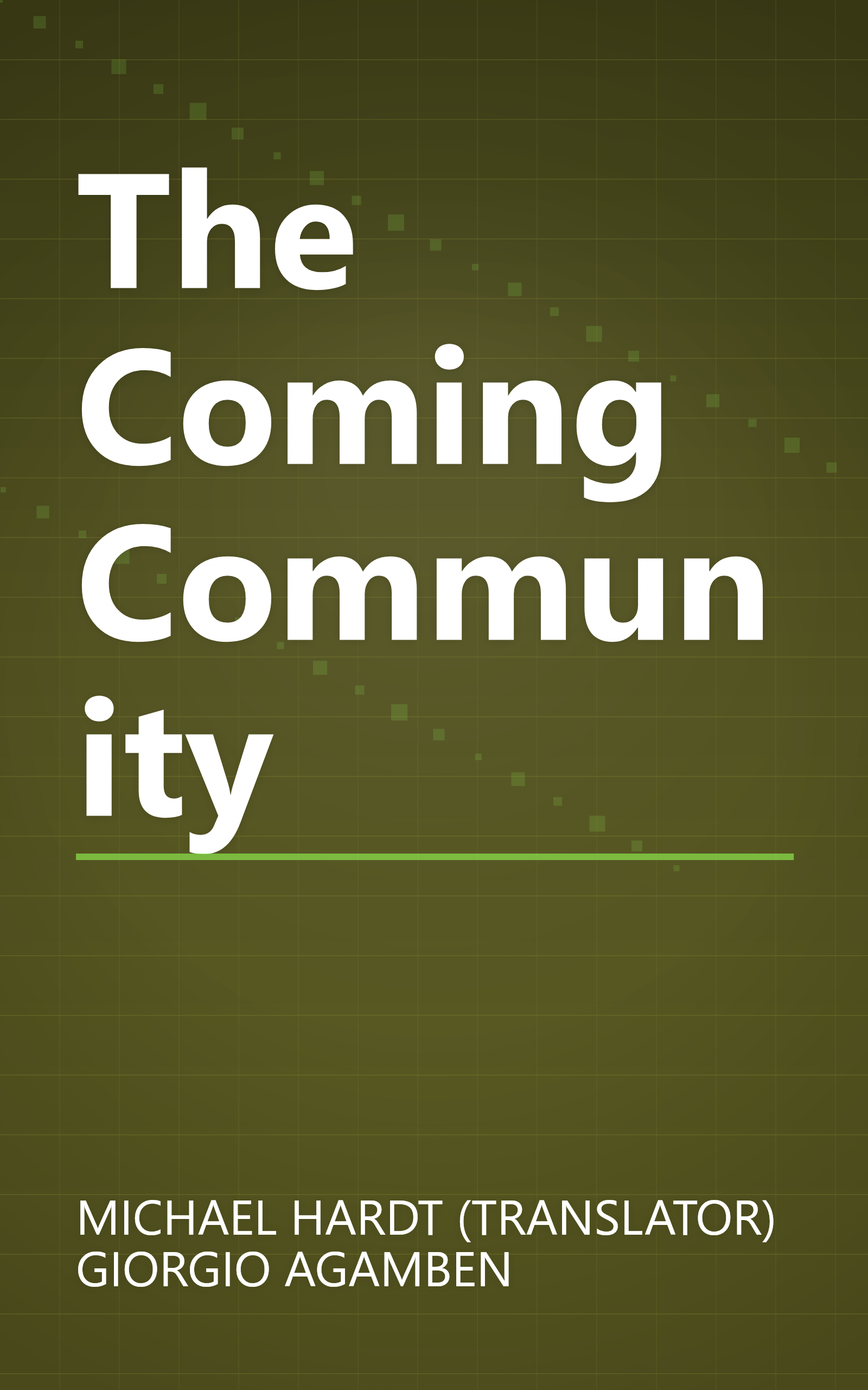 The Coming Community book cover