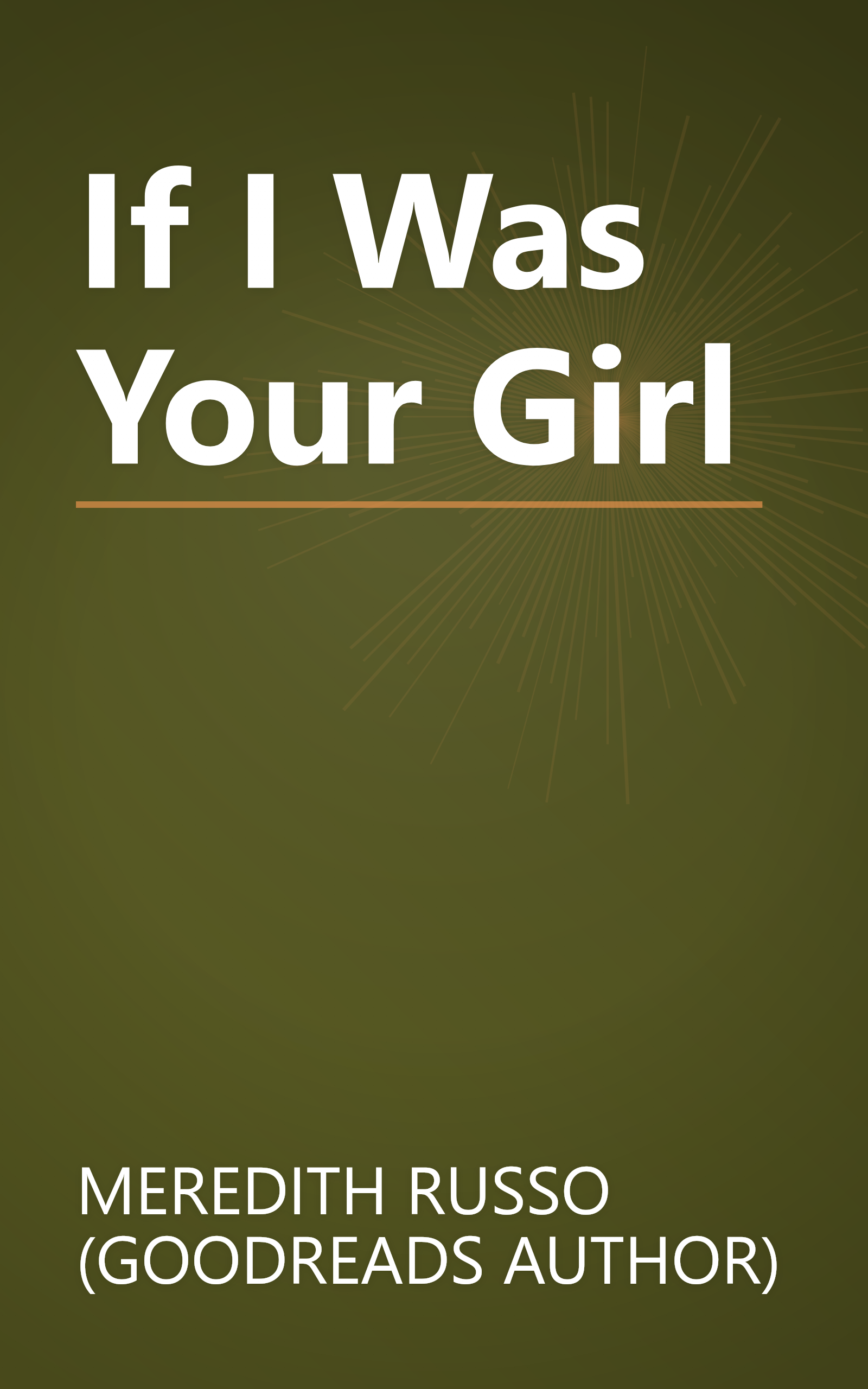 If I Was Your Girl book cover