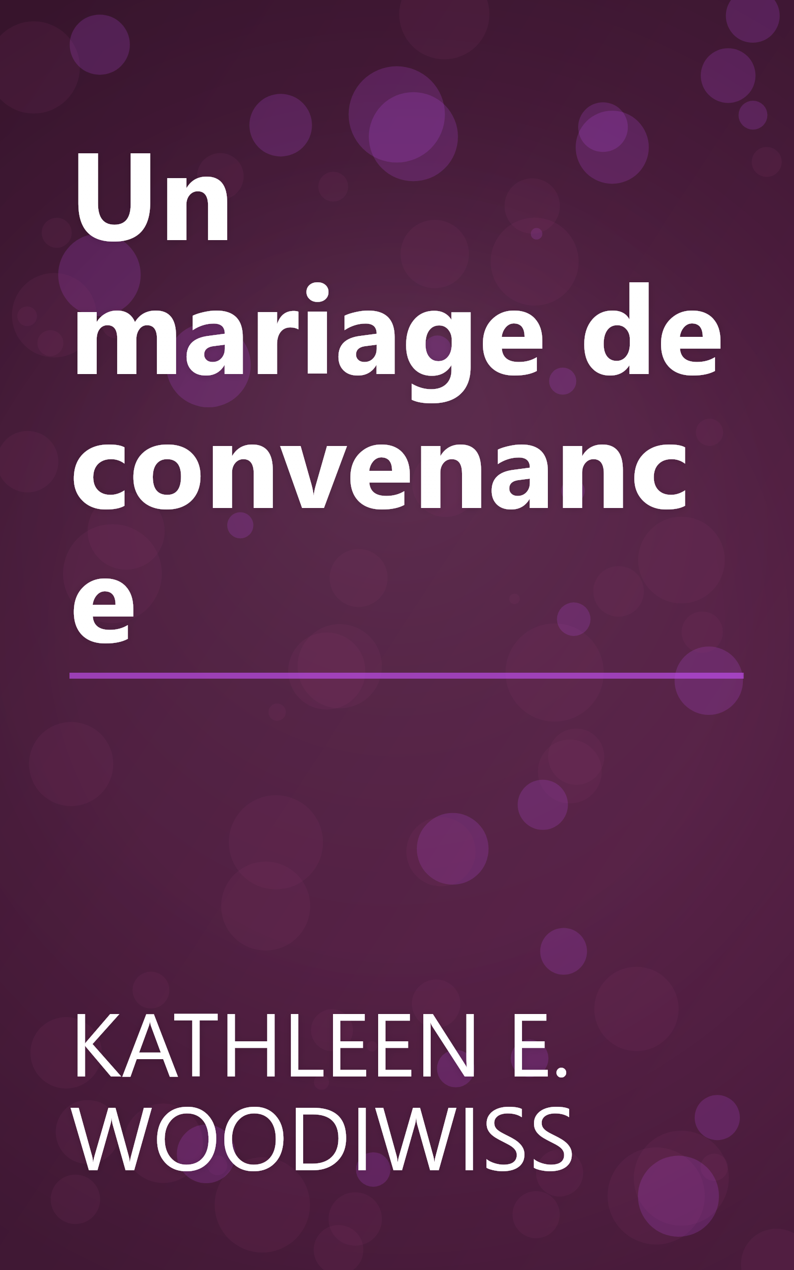 Un mariage de convenance book cover