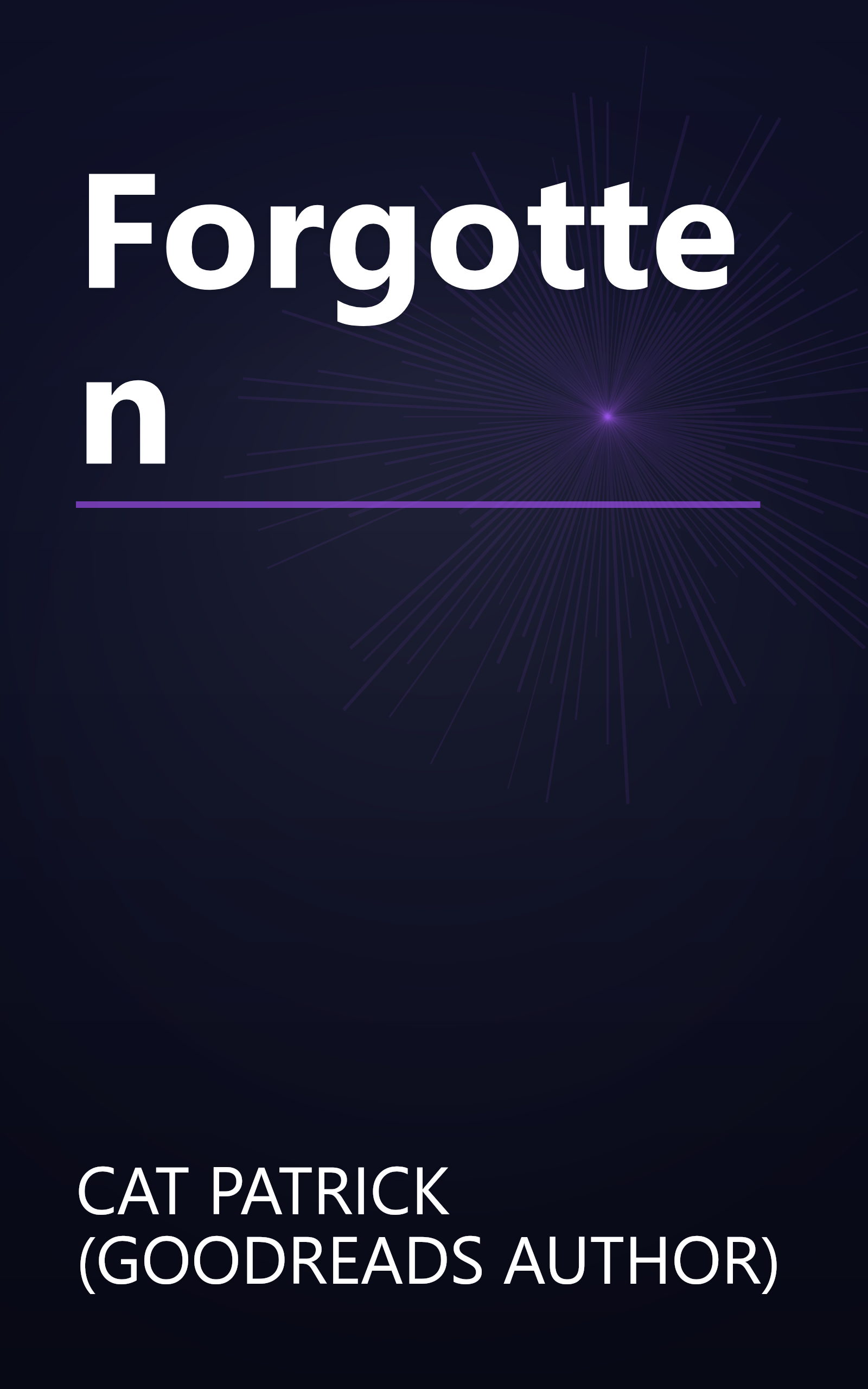 Forgotten book cover