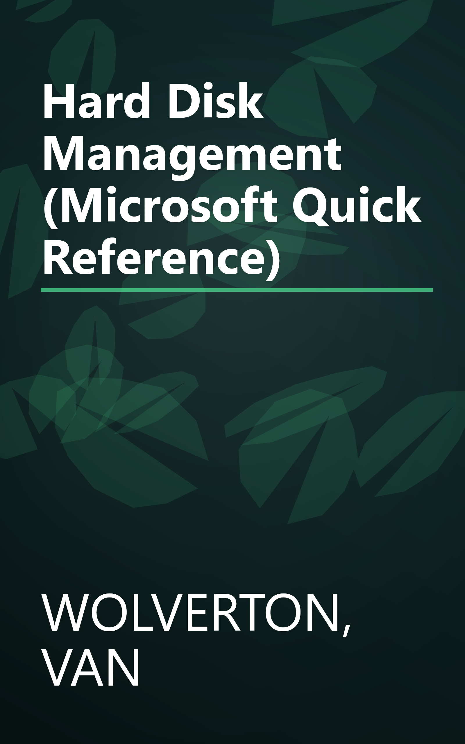Hard Disk Management (Microsoft Quick Reference) book cover
