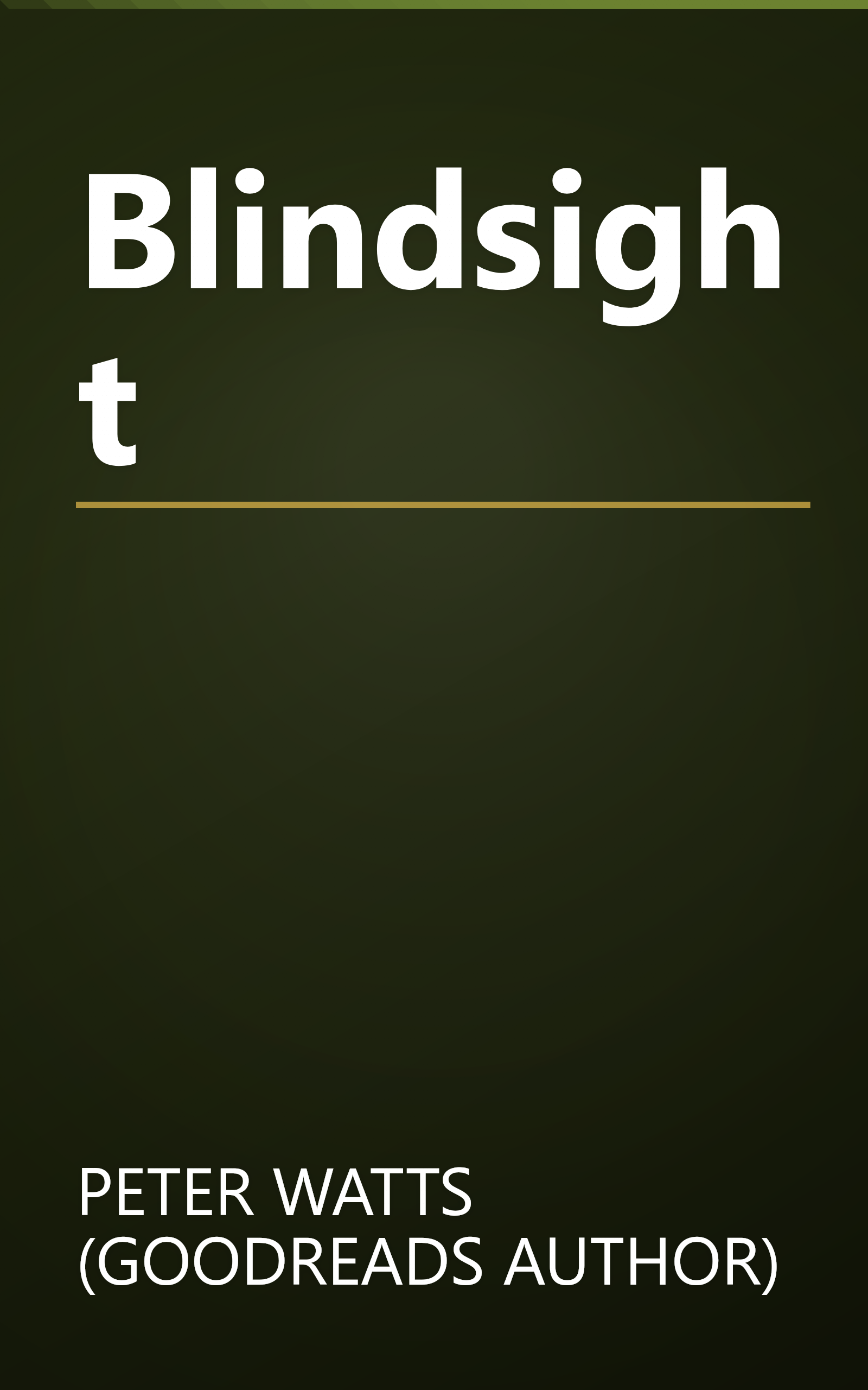 Blindsight book cover