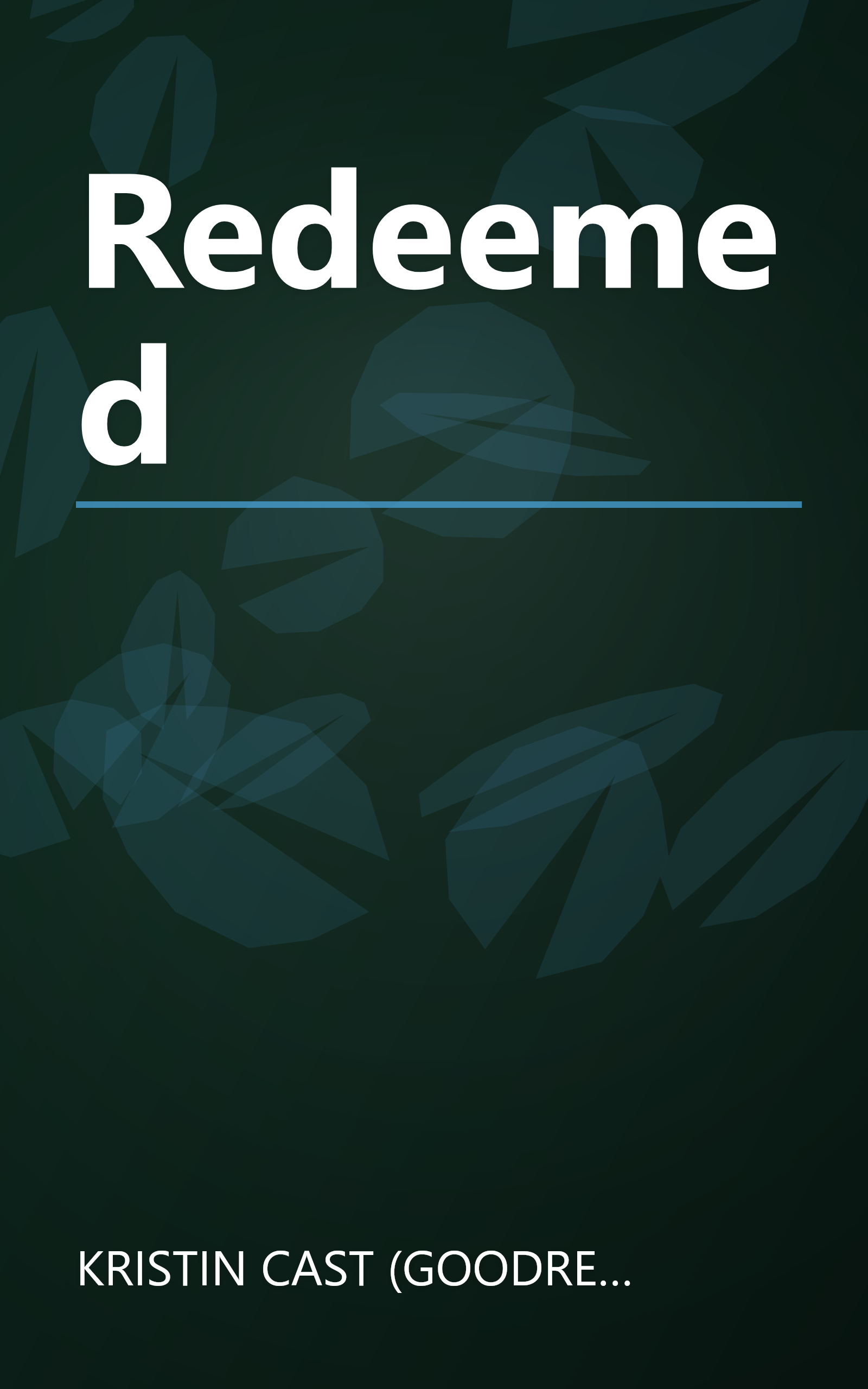 Redeemed book cover