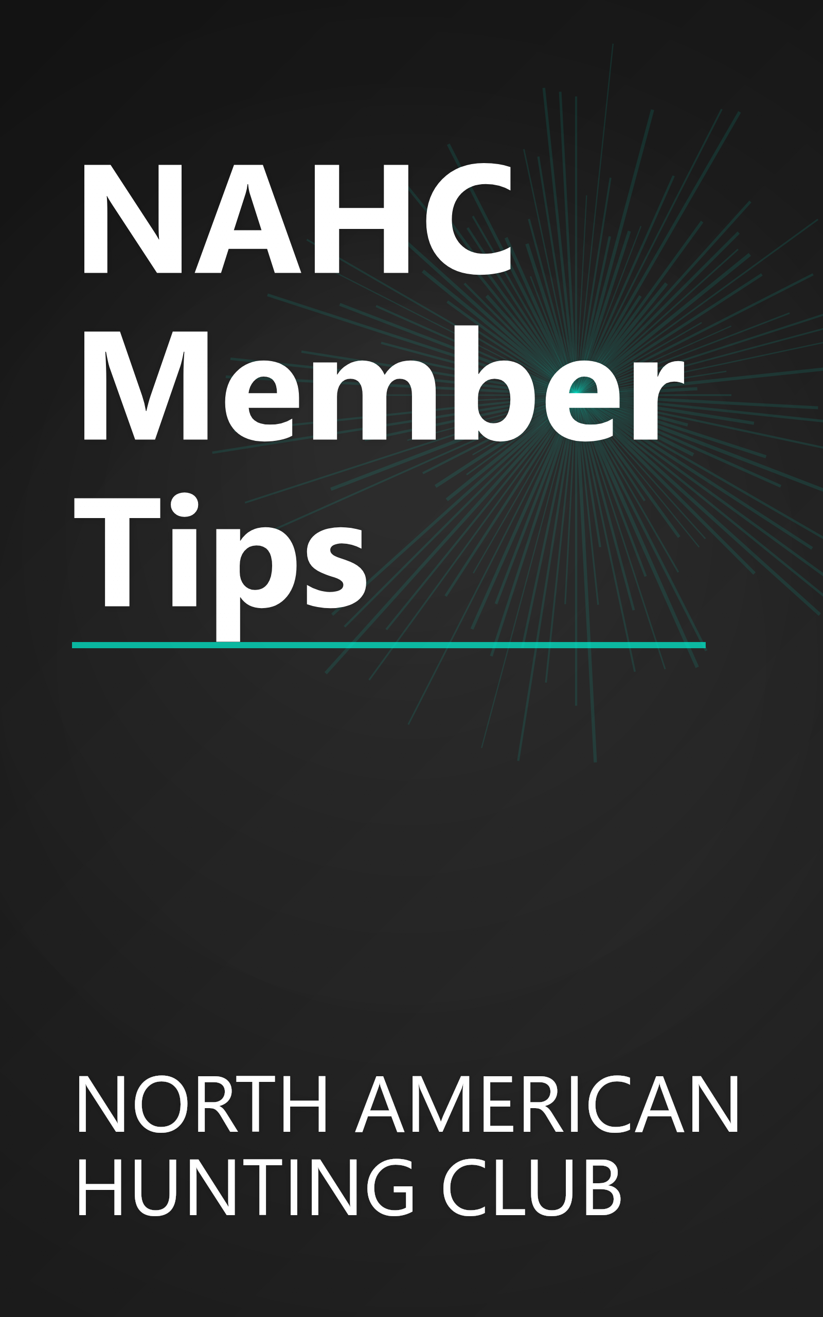 NAHC Member Tips book cover